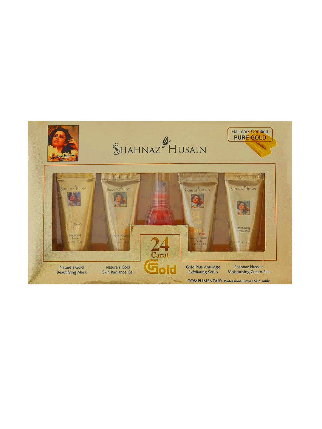 Buy Shahnaz Husain 24 Carat Gold Facial Kit - Facial Kit for Unisex ...