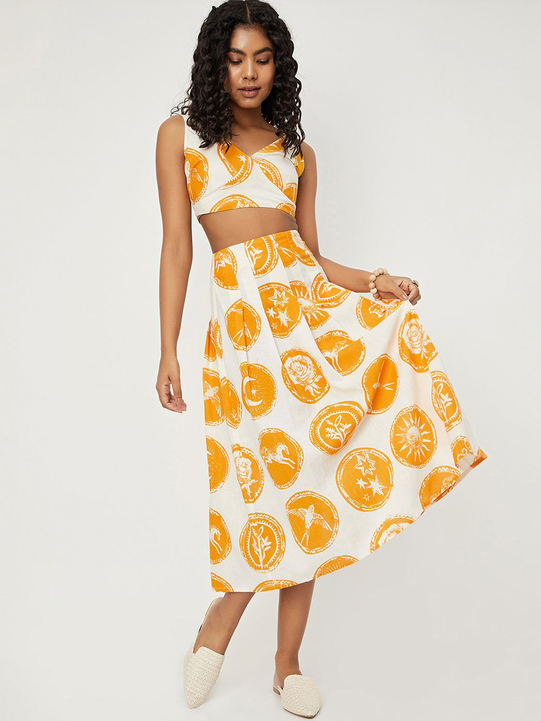 Buy Max X Kalki Women Printed Pleated Skirt - Skirts for Women 30452901 ...