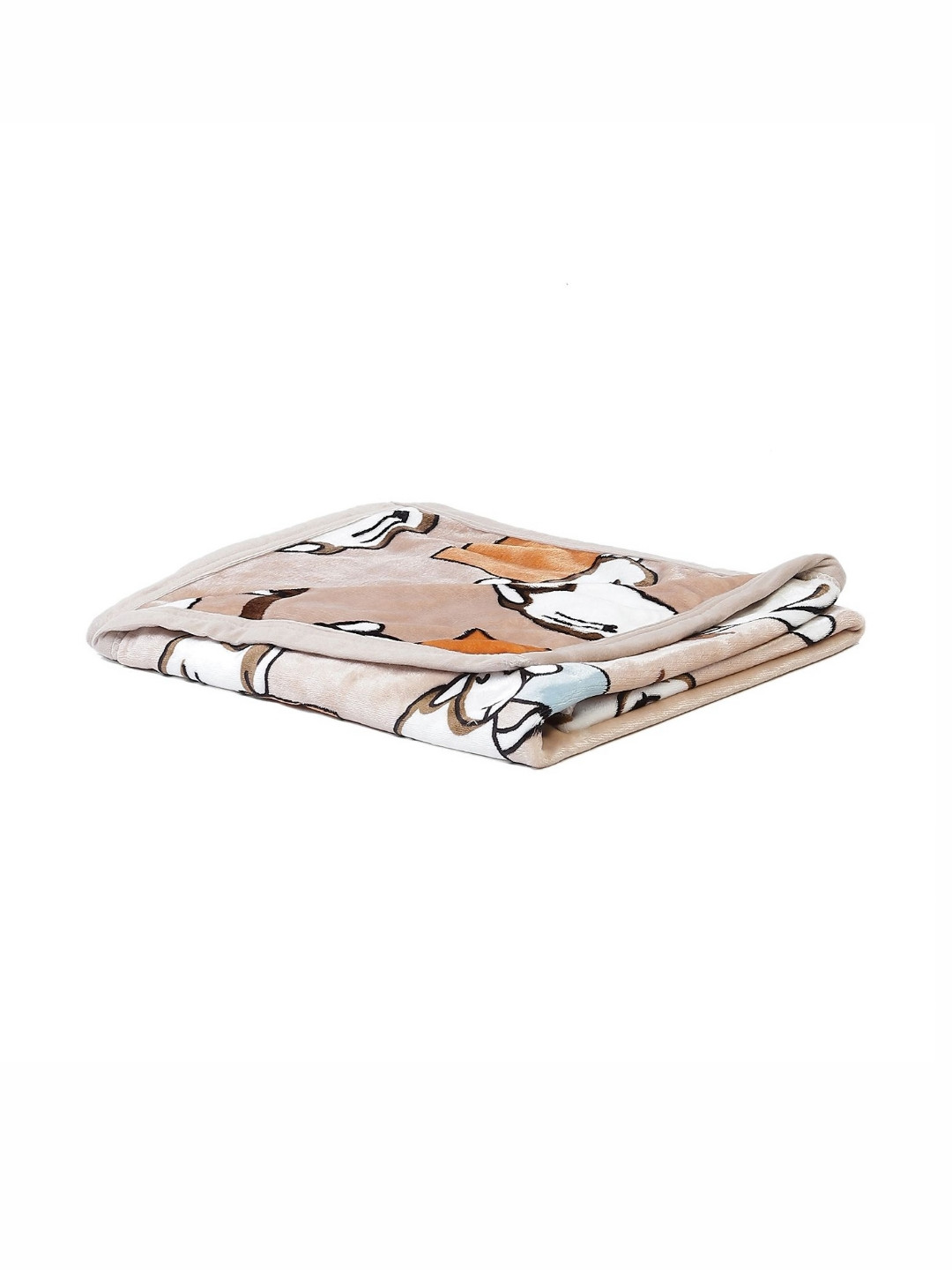Buy Monte Carlo Beige & White Cartoon Characters Mild Winter 600 GSM ...