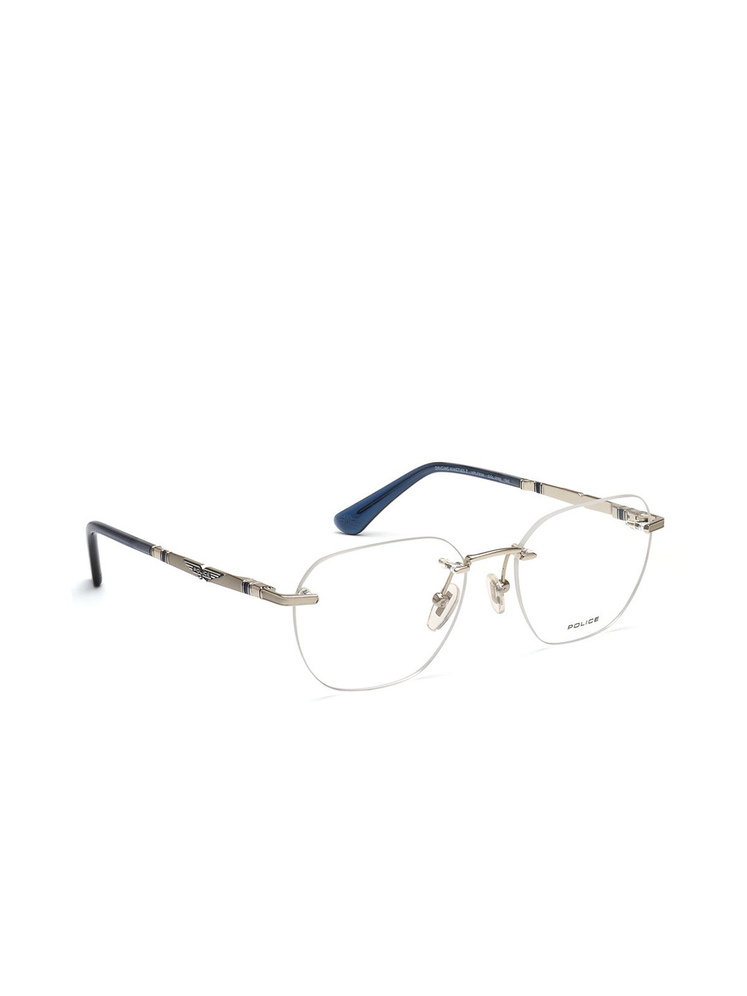 Buy Police Men Rimless Square Frames - Frames for Men 30441019 | Myntra