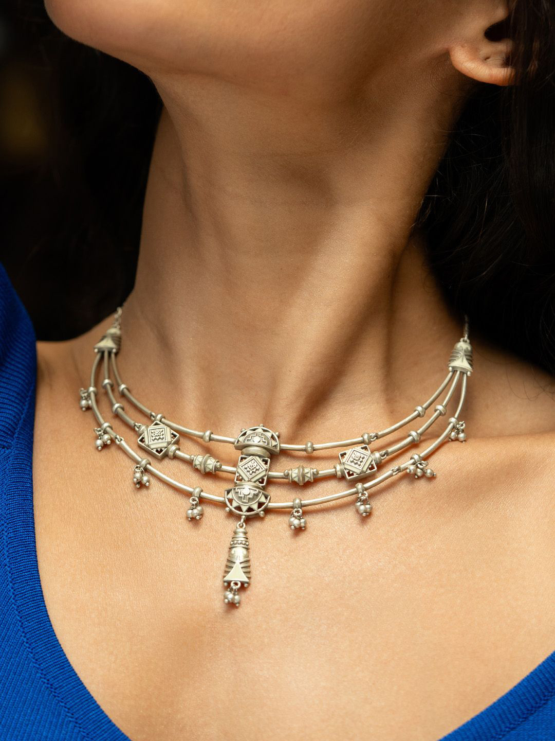 Buy SHAYA Sterling Silver Necklace - Necklace And Chains for Women ...