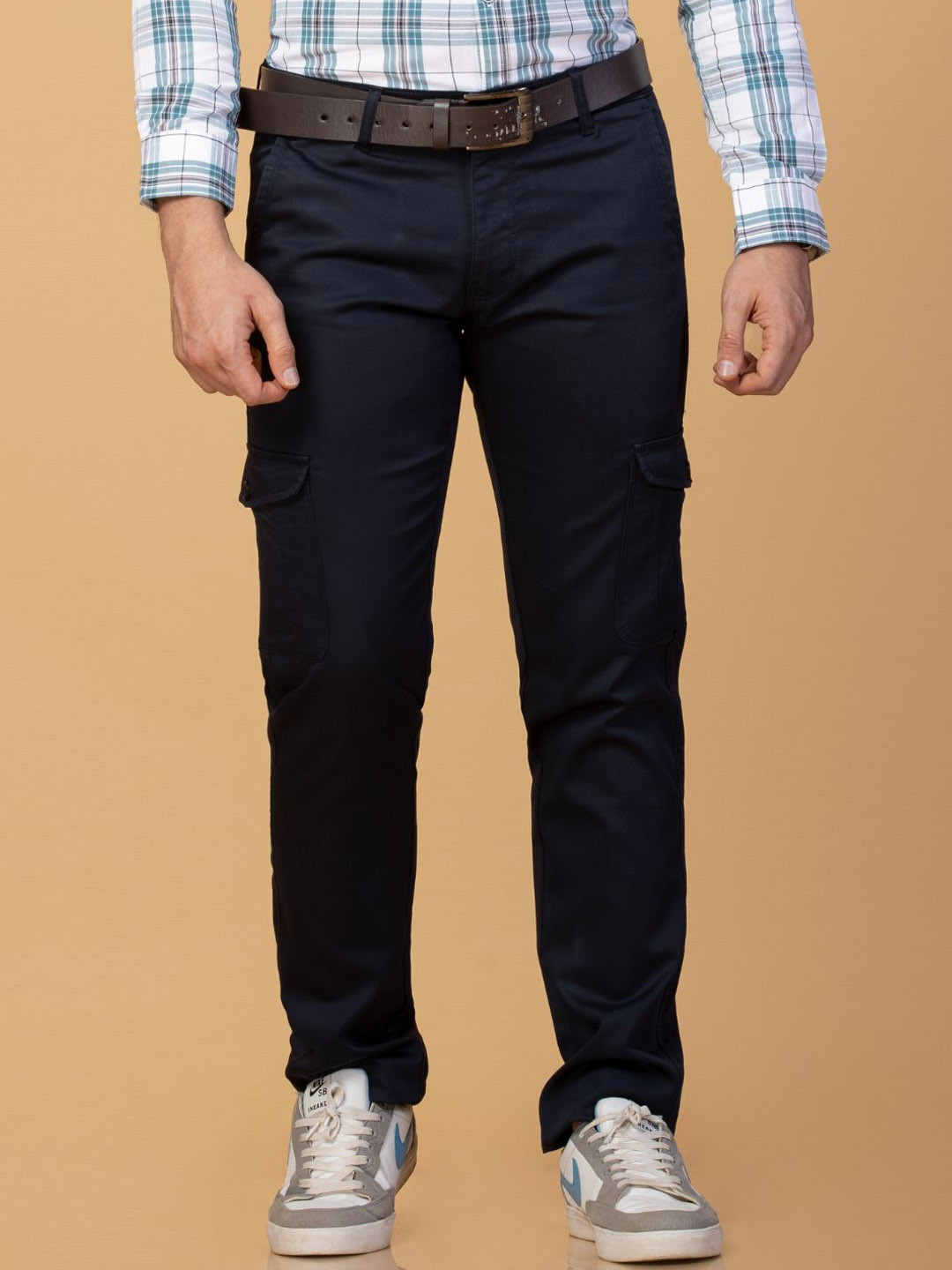 Buy USMC Men Comfort Slim Fit Cargos Trousers - Trousers for Men ...