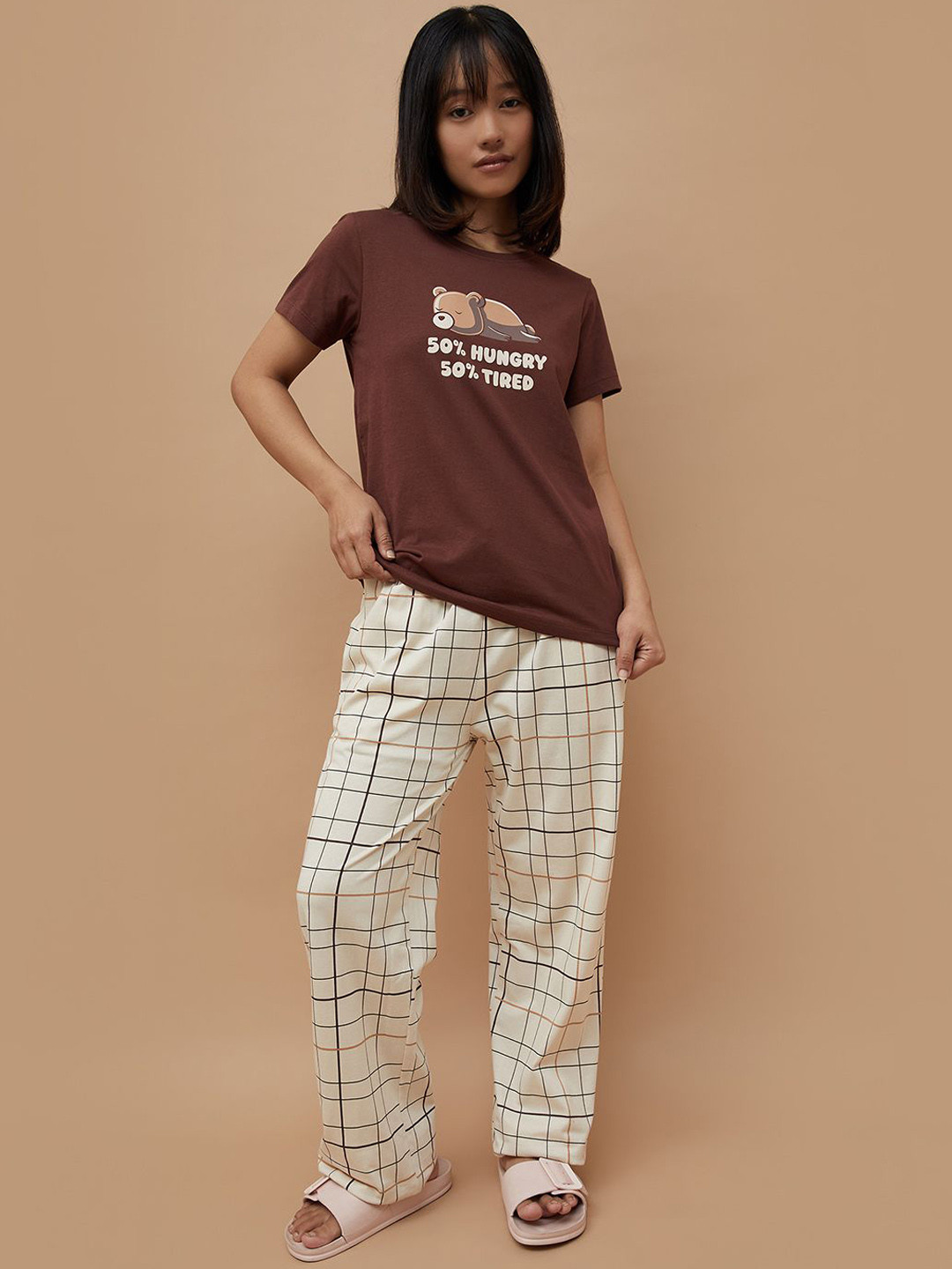 Buy Ginger By Lifestyle Women Printed Night Suit - Night Suits for ...