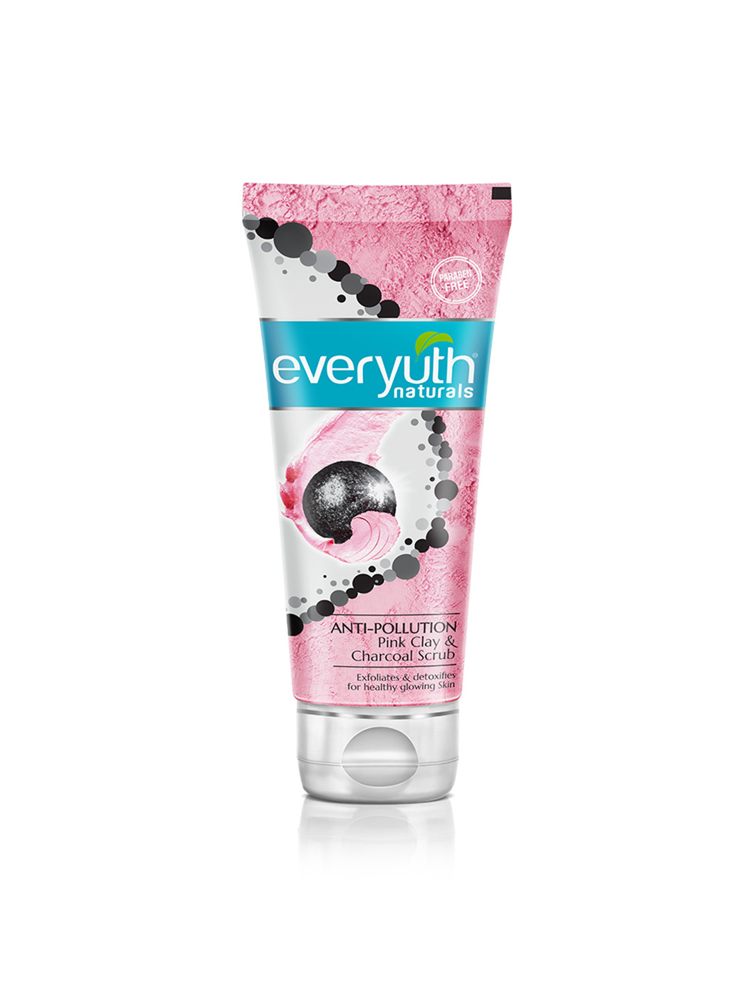 Buy Everyuth Naturals Anti Pollution Pink Clay & Charcoal Face Scrub 50 ...