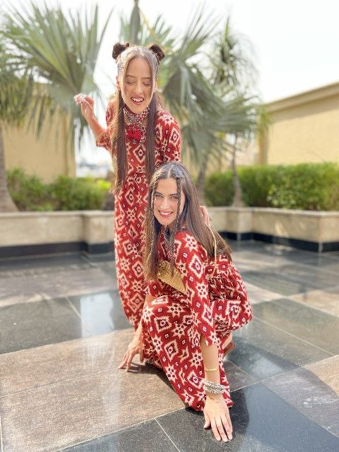 Buy DIMPLE DESIGN STUDIO Printed Cotton Maxi Dress - Dresses for Women ...