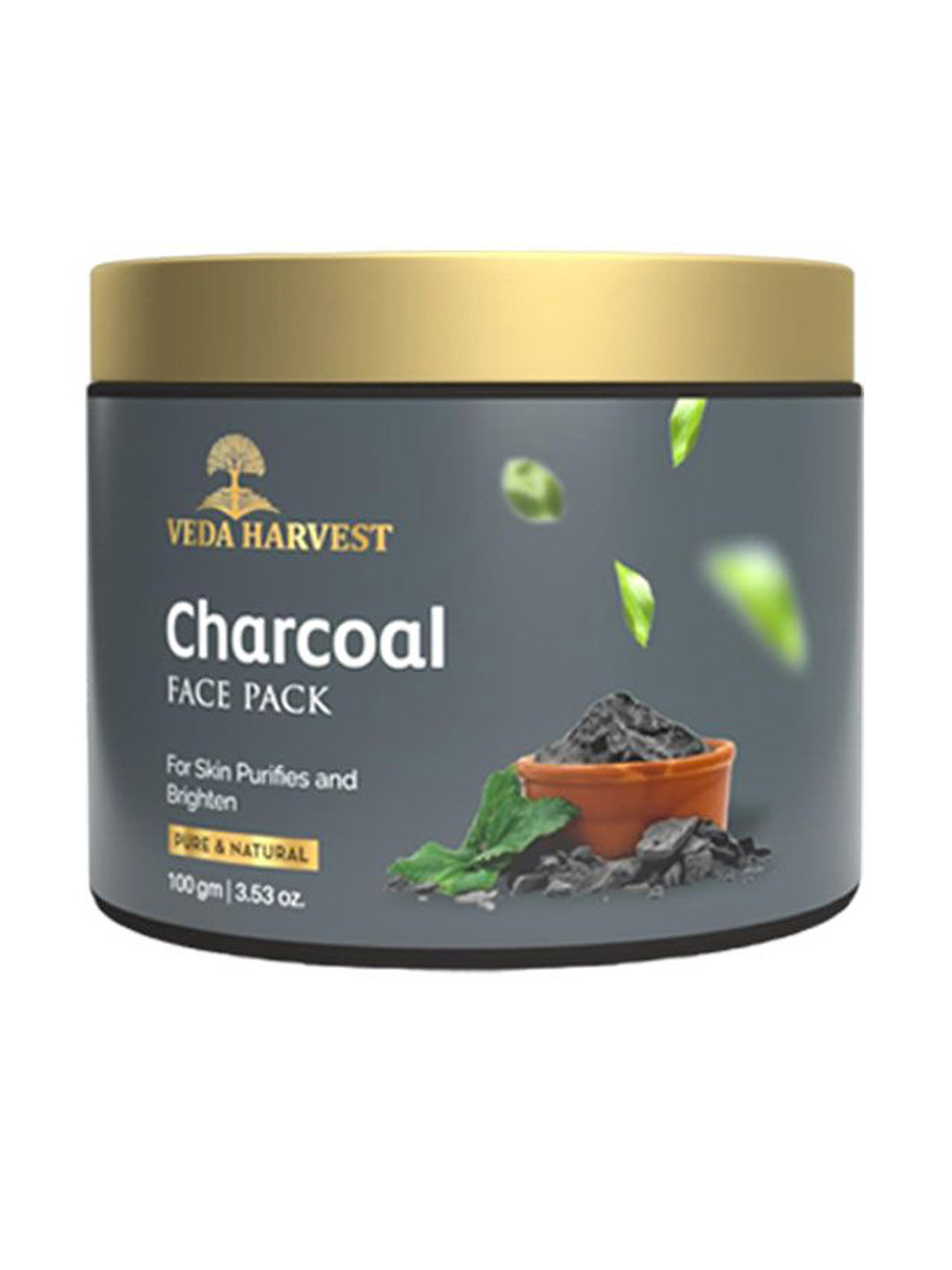 Buy Veda Harvest Charcoal Face Pack For Skin Detoxification 100g - Mask ...