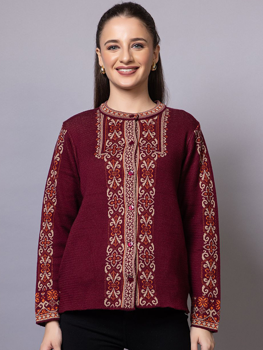 Buy Anouk Women Floral Cardigan - Sweaters for Women 30698146 | Myntra