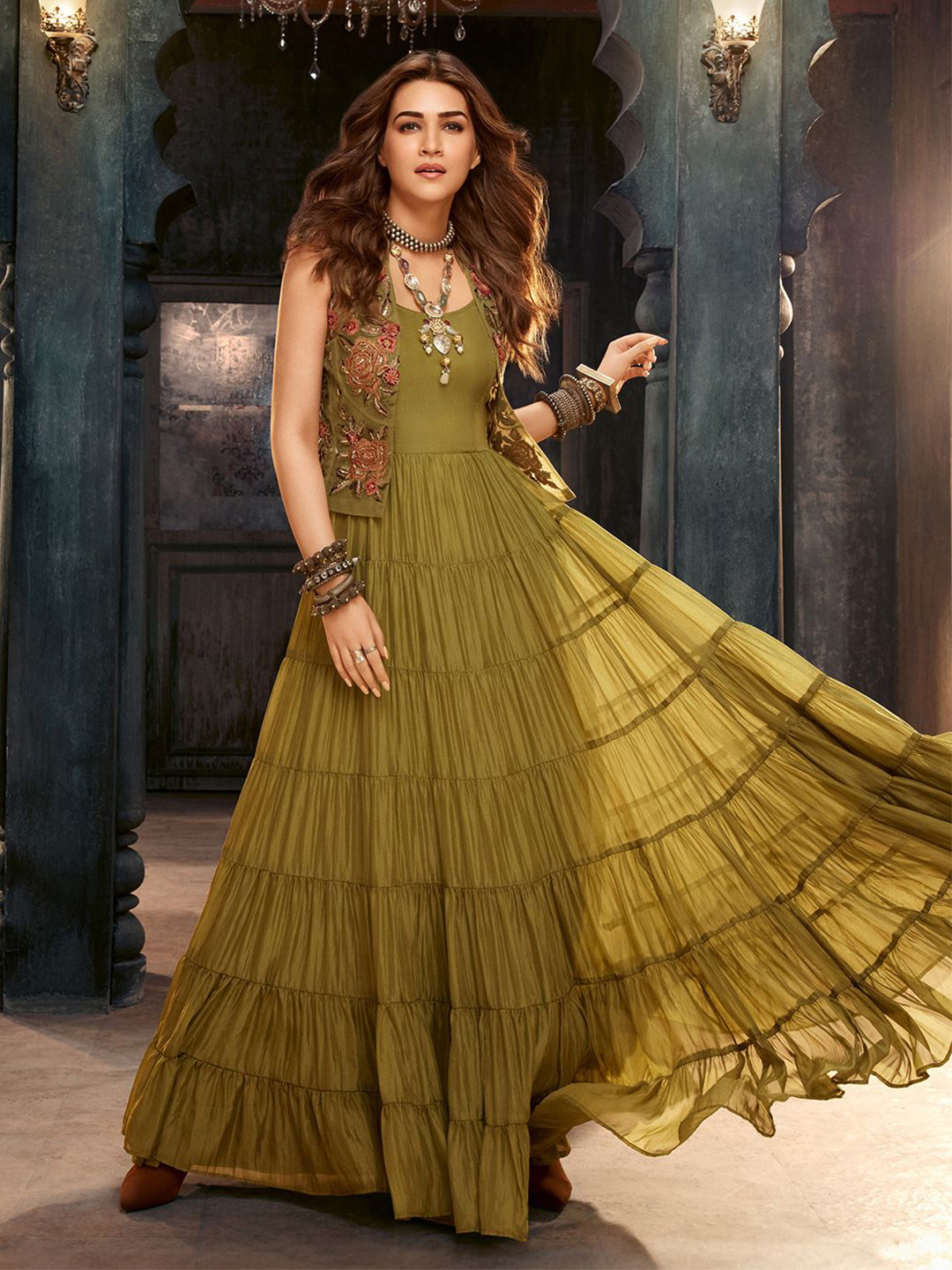 Buy Biba Women Embroidered Net Maxi Dress - Dresses for Women 30732503 ...