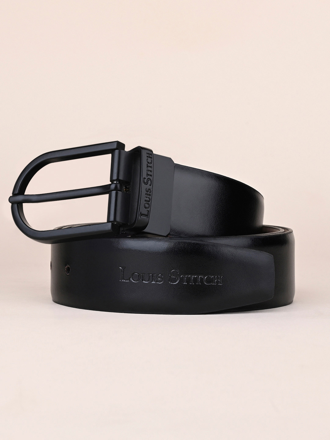 Buy LOUIS STITCH Men Leather Reversible Formal Belt - Belts for Men ...