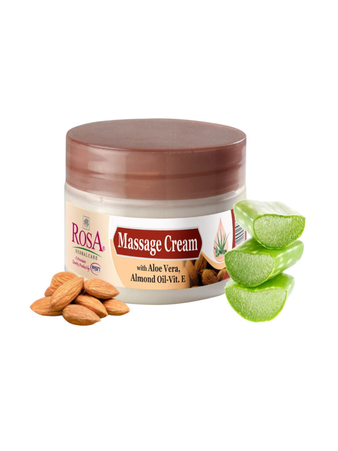 Buy ROSA Massage Cream With Aloevera, Almond & Vitamin E 200 Ml - Day ...