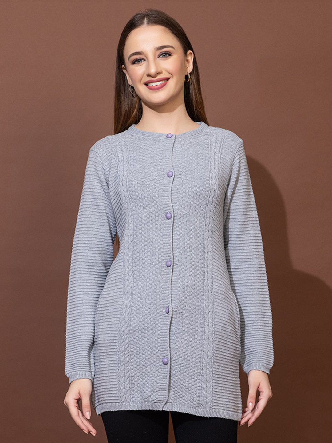 Buy Anouk Women Cable Knit Cardigan - Sweaters for Women 30698142 | Myntra