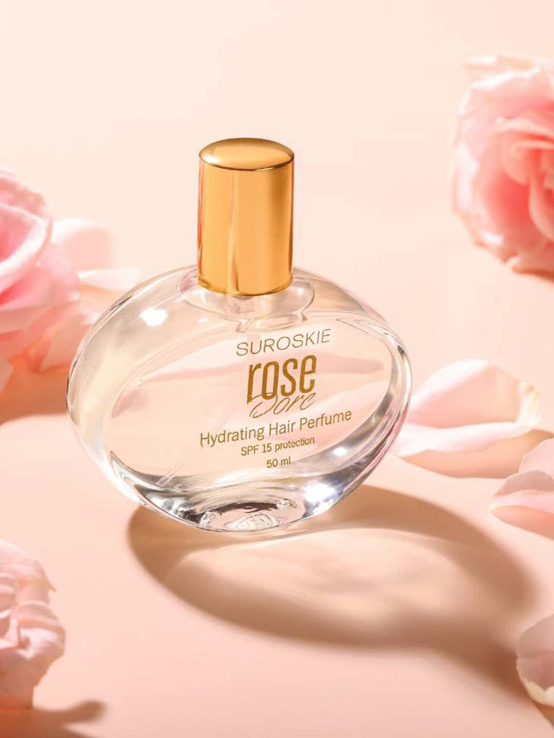 Buy SUROSKIE Rose Dore Hydrating Hair Perfume 50ml - Hair Spray for ...