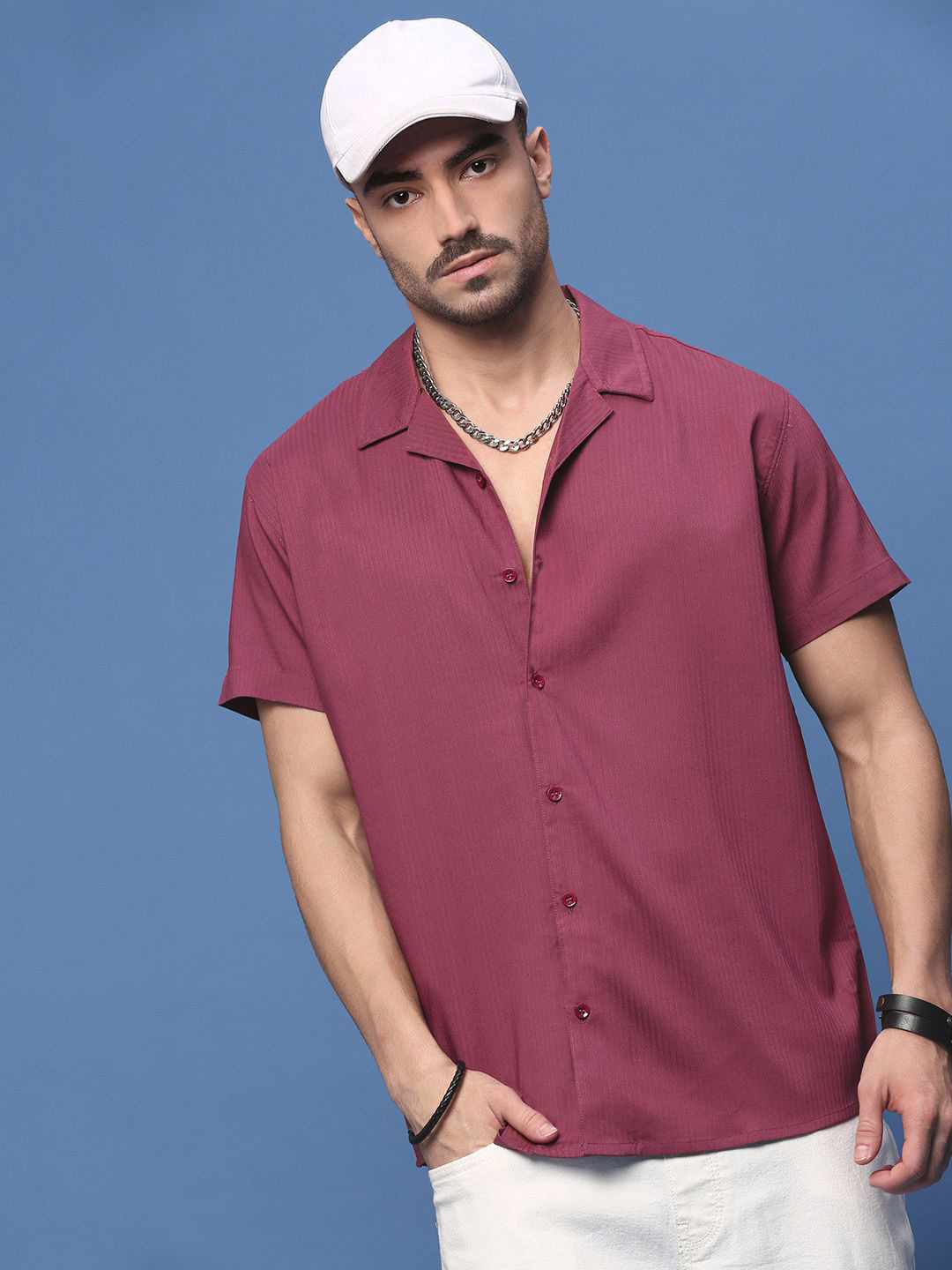 Buy SHOWOFF Men Standard Opaque Casual Shirt - Shirts for Men 30718360 ...