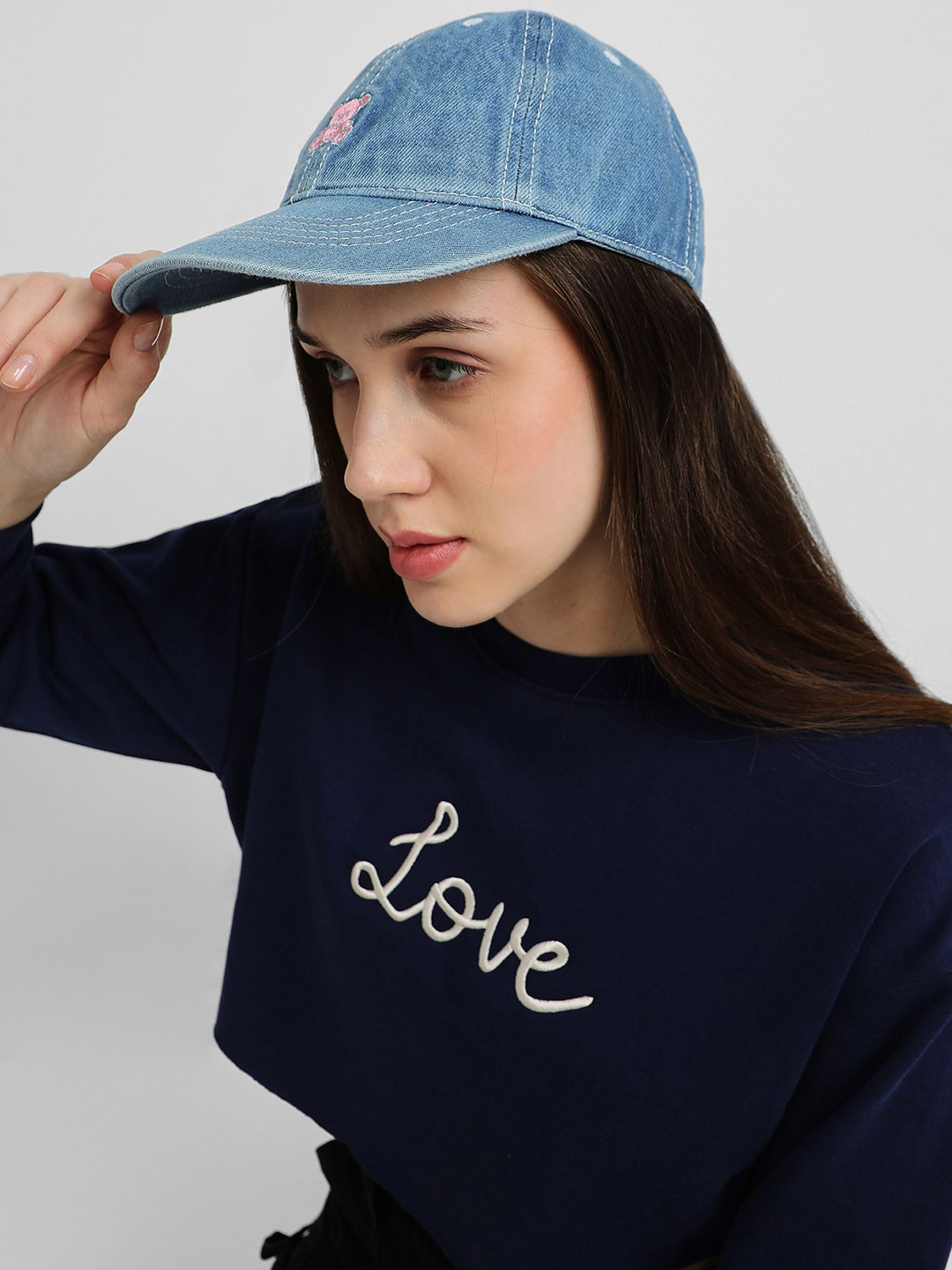Buy FOREVER 21 Women Embroidered Baseball Cap - Caps for Women 30711987 ...