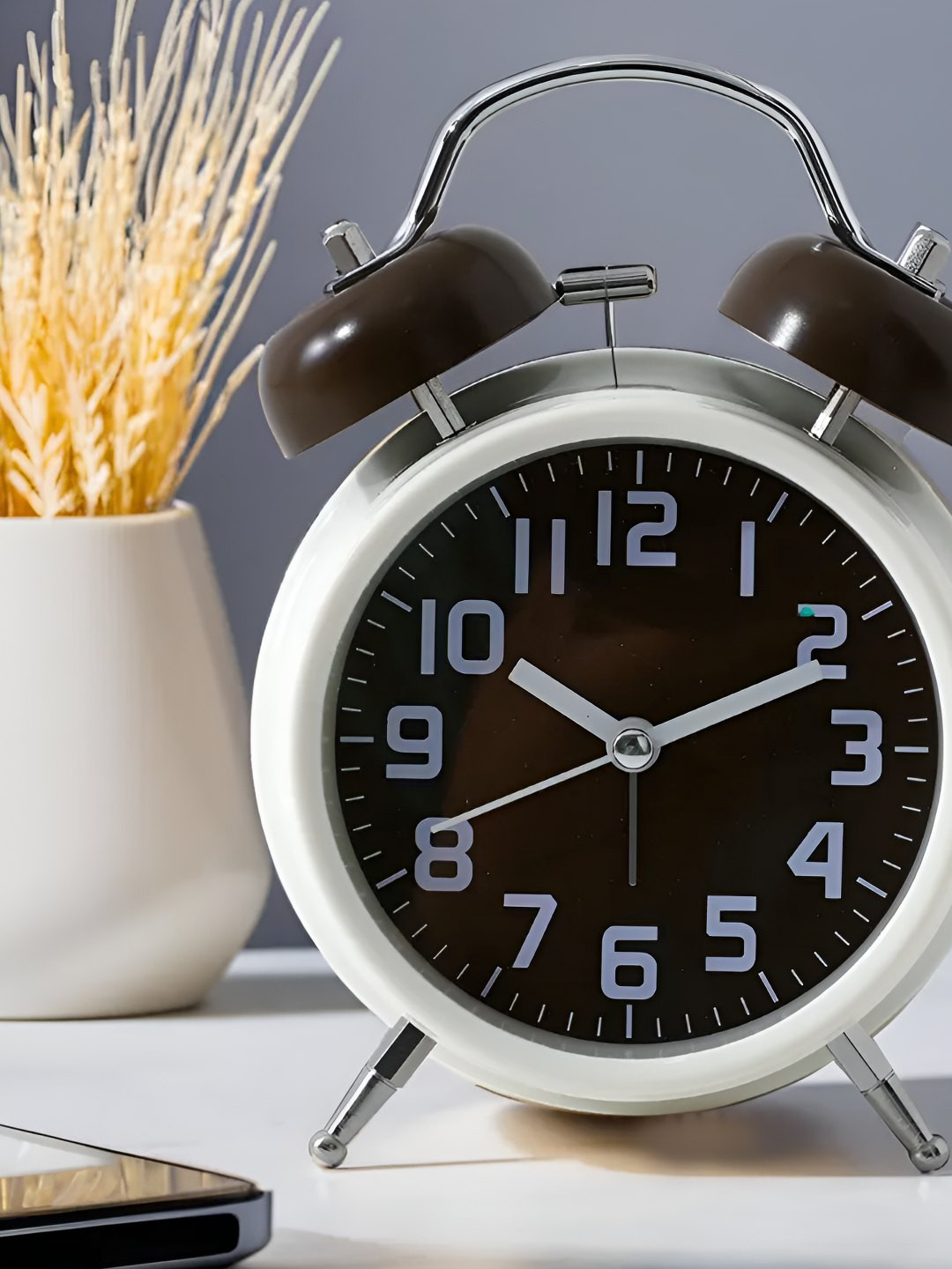 Buy The Better Home Coffee Brown & White Analogue Contemporary Table ...