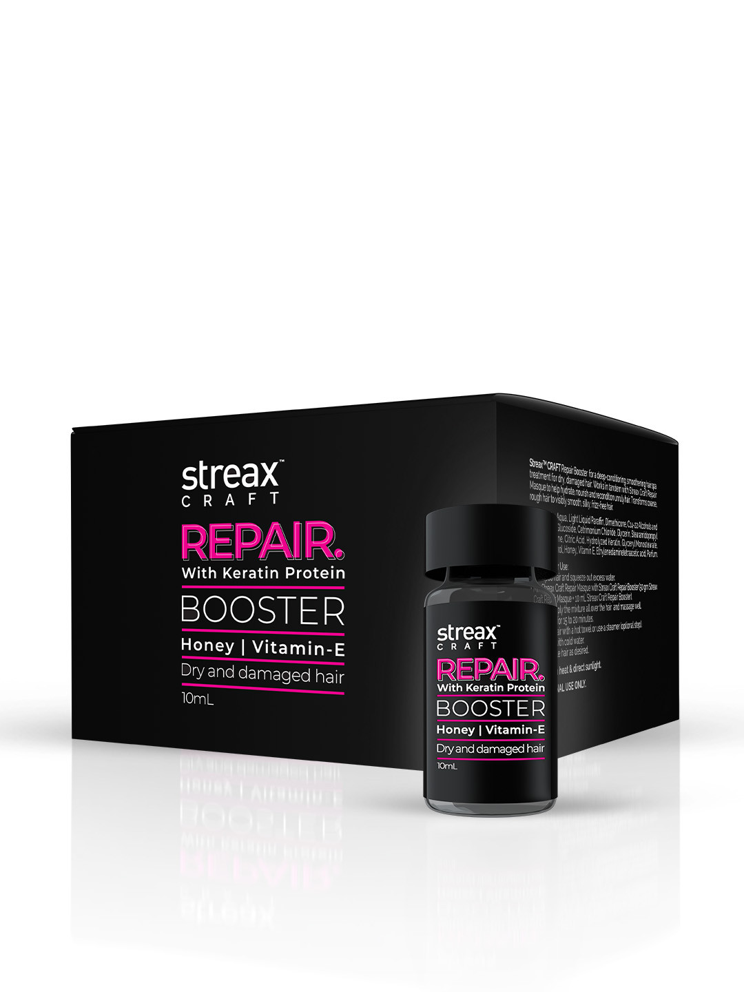 Buy Streax Pack Of 4 Craft Repair Booster With Keratin Protein, Honey ...