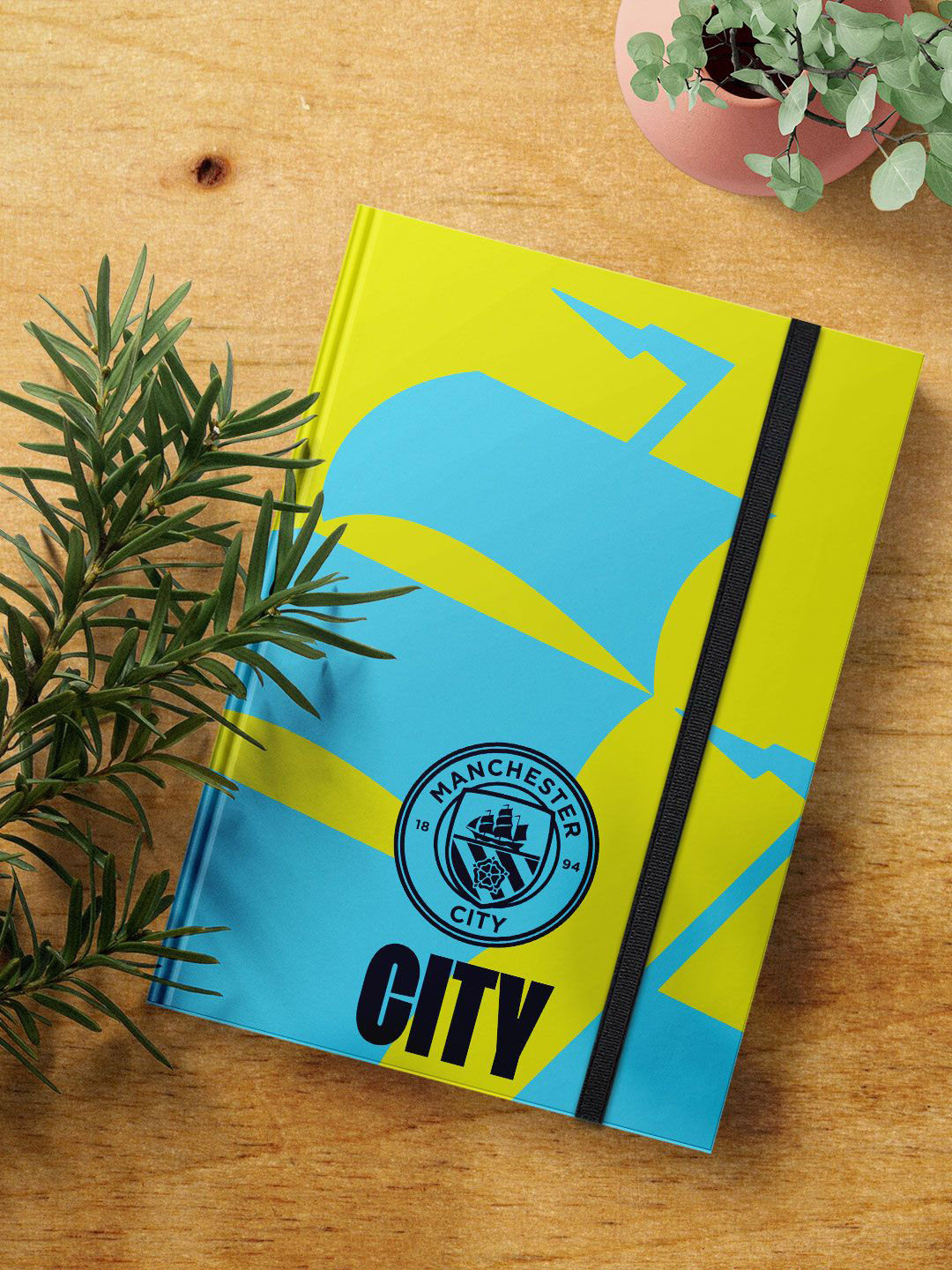 Buy FanCode Manchester City Ship Printed Hard Cover A5 Ruled Notebook ...