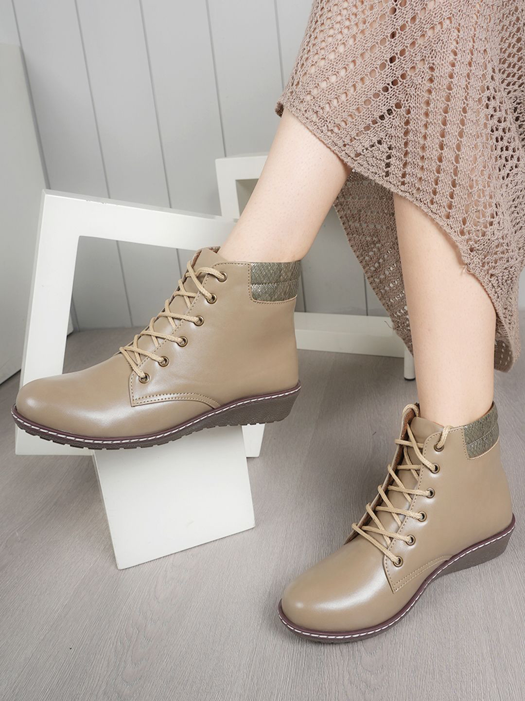 Buy DressBerry Women Synthetic Mid Top Regular Boots - Boots for Women ...