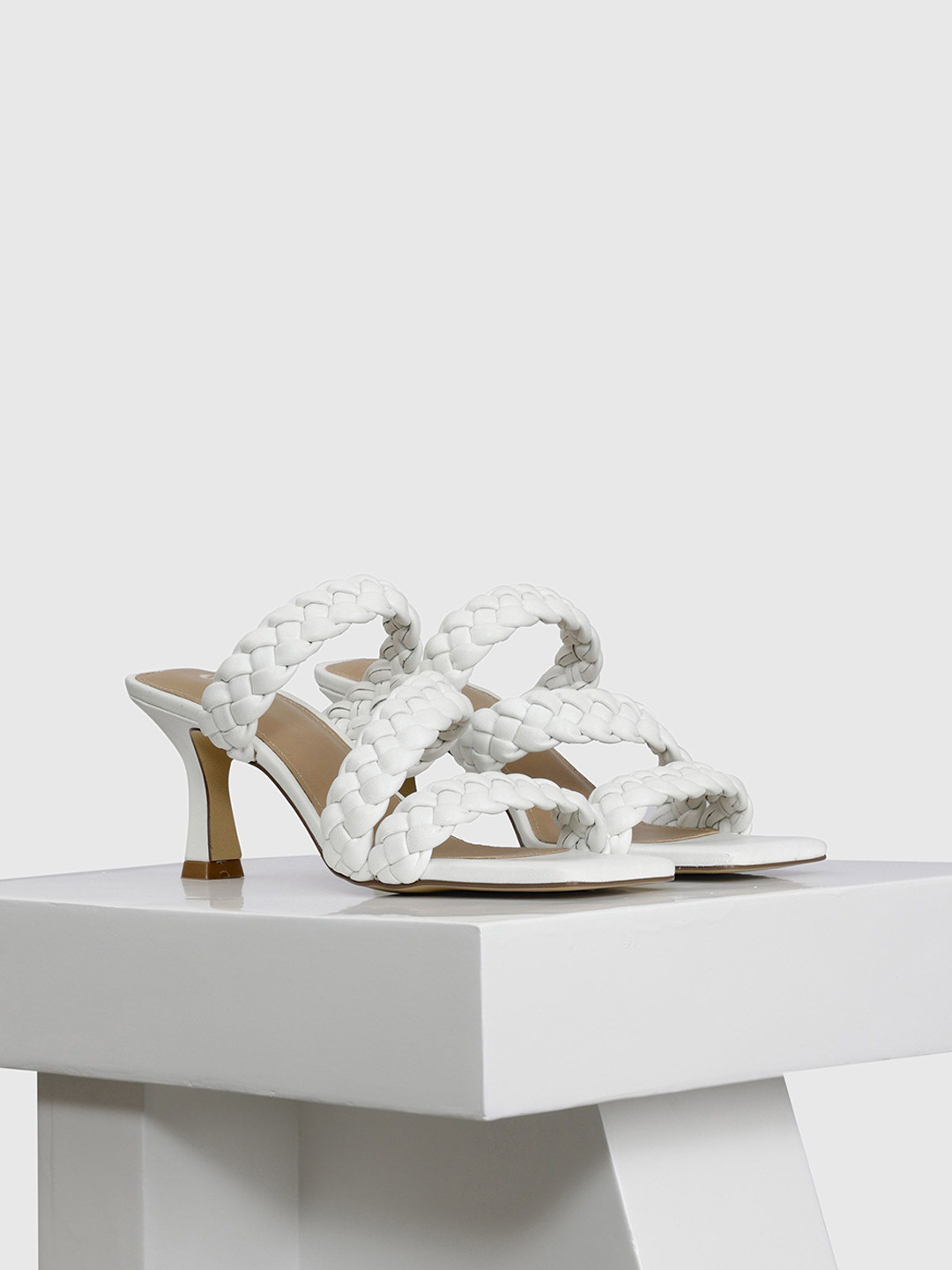 Buy Oroh Leather Party Stiletto Sandals - Heels for Women 30768376 | Myntra