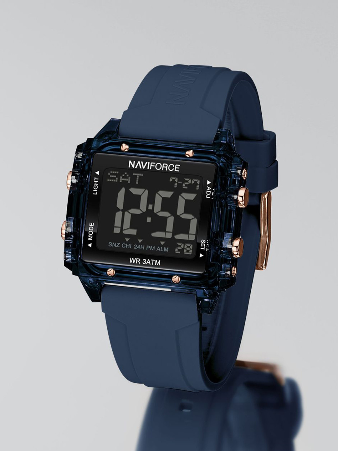 Buy Naviforce Women Brass Printed Dial & Straps Analogue And Digital ...