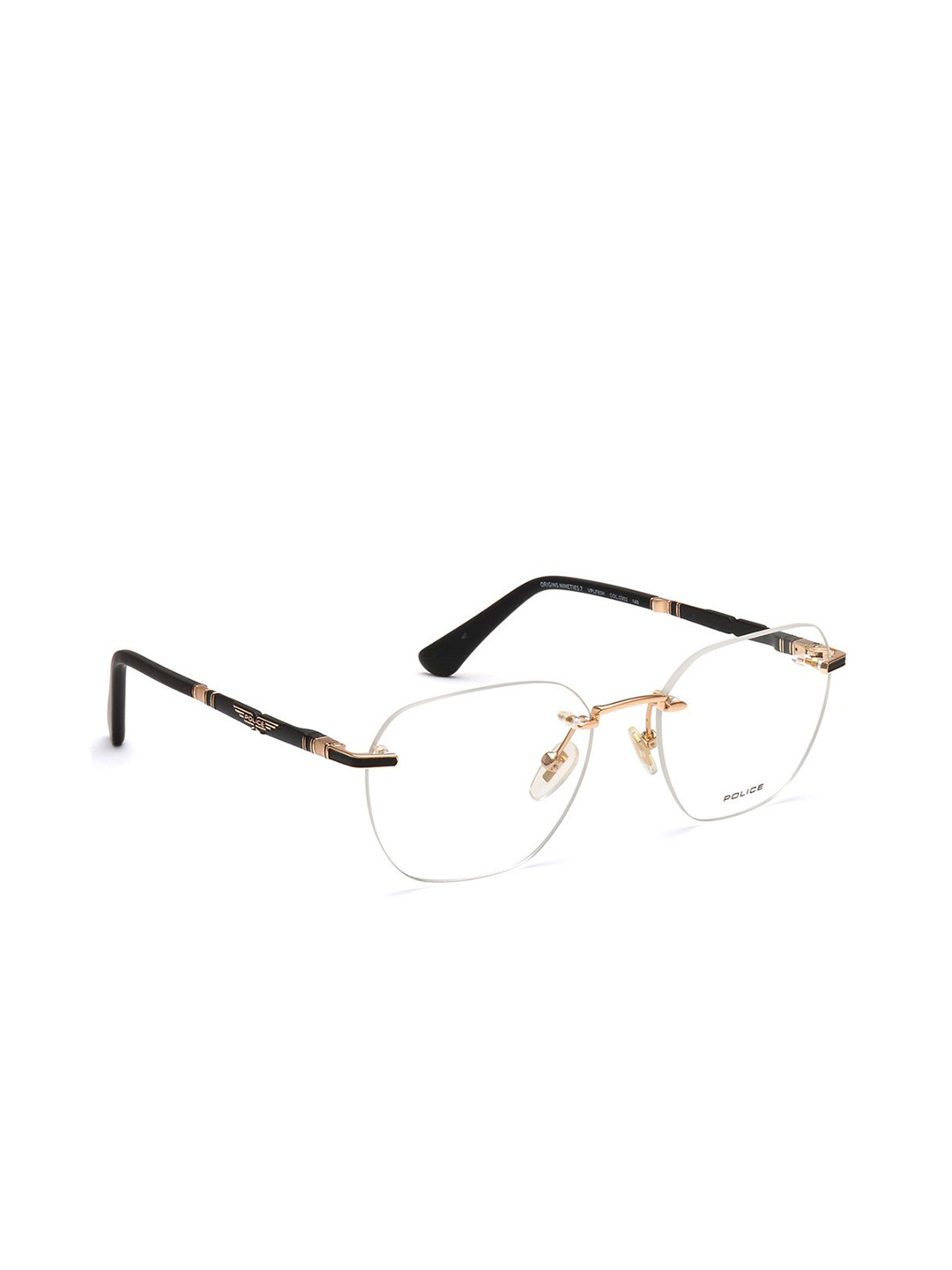Buy Police Men Rimless Square Frames - Frames for Men 30453311 | Myntra