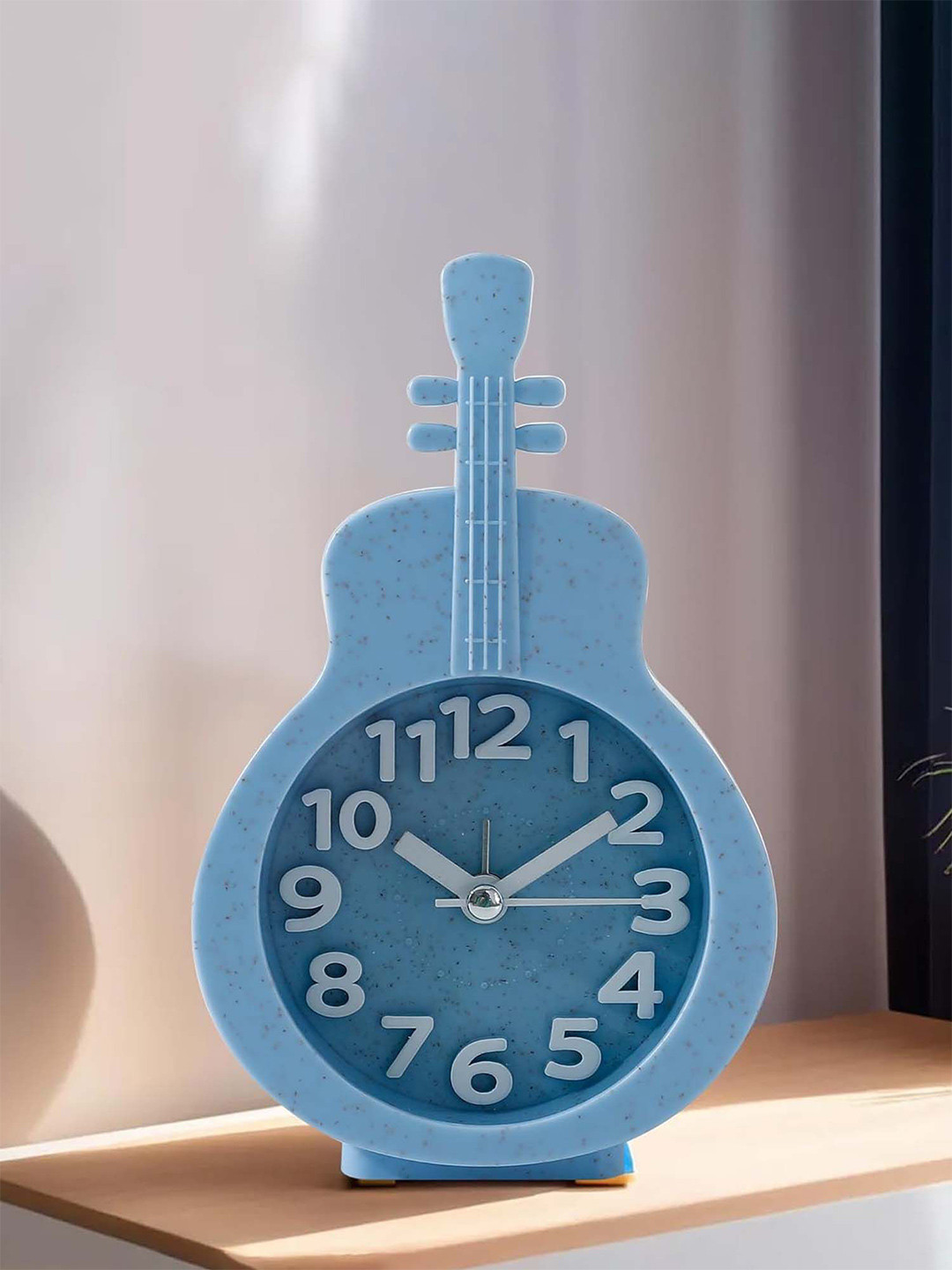 Buy Ekhasa Blue Textured Quirky Contemporary Alarm Clock - Clocks for ...