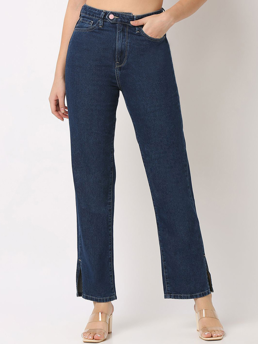 Buy SPYKAR Women Straight Fit High Rise Jeans - Jeans for Women ...