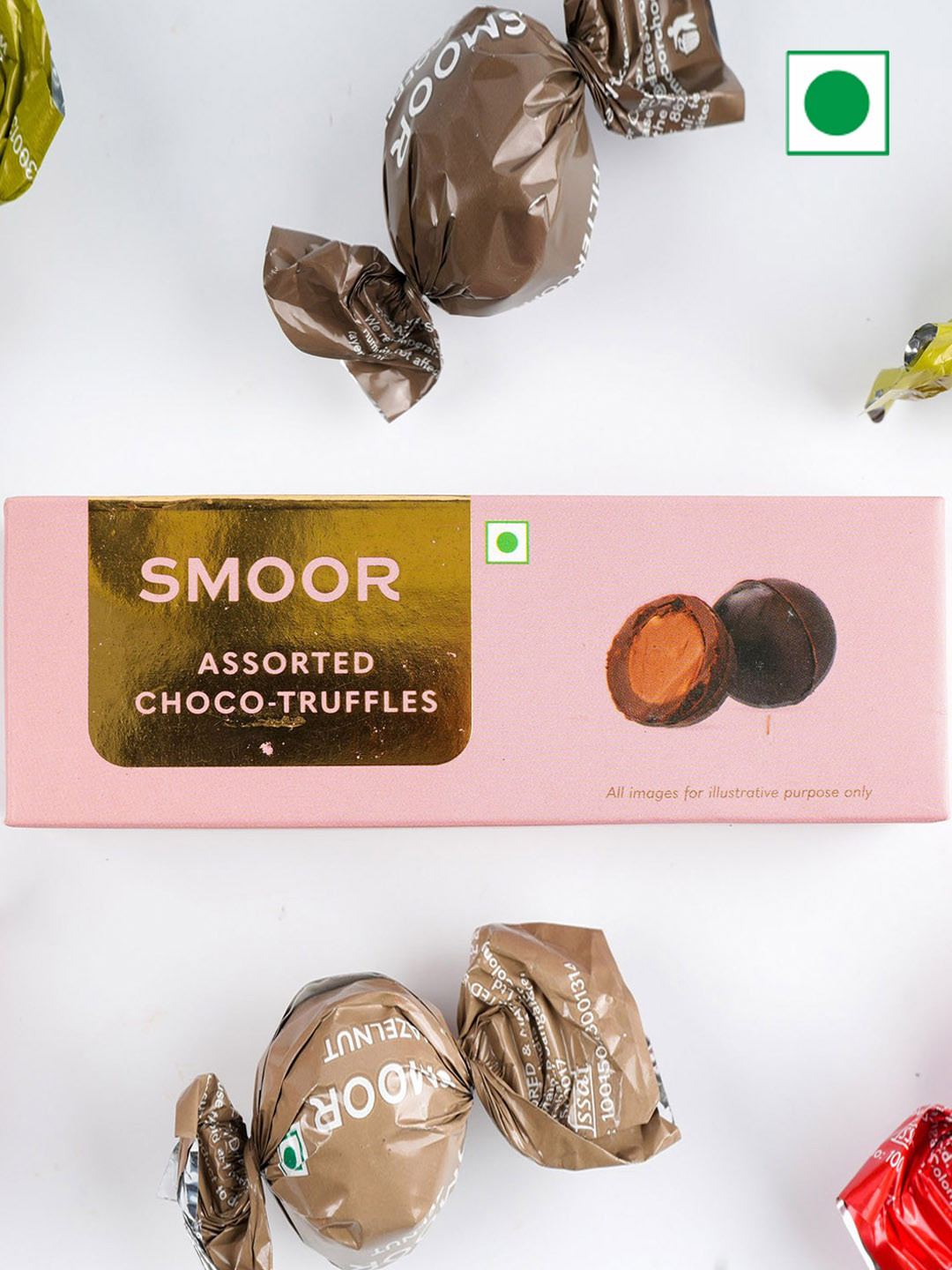 Buy SMOOR Set Of 2 Choco Truffles Chocolates 56gm - Chocolates for ...