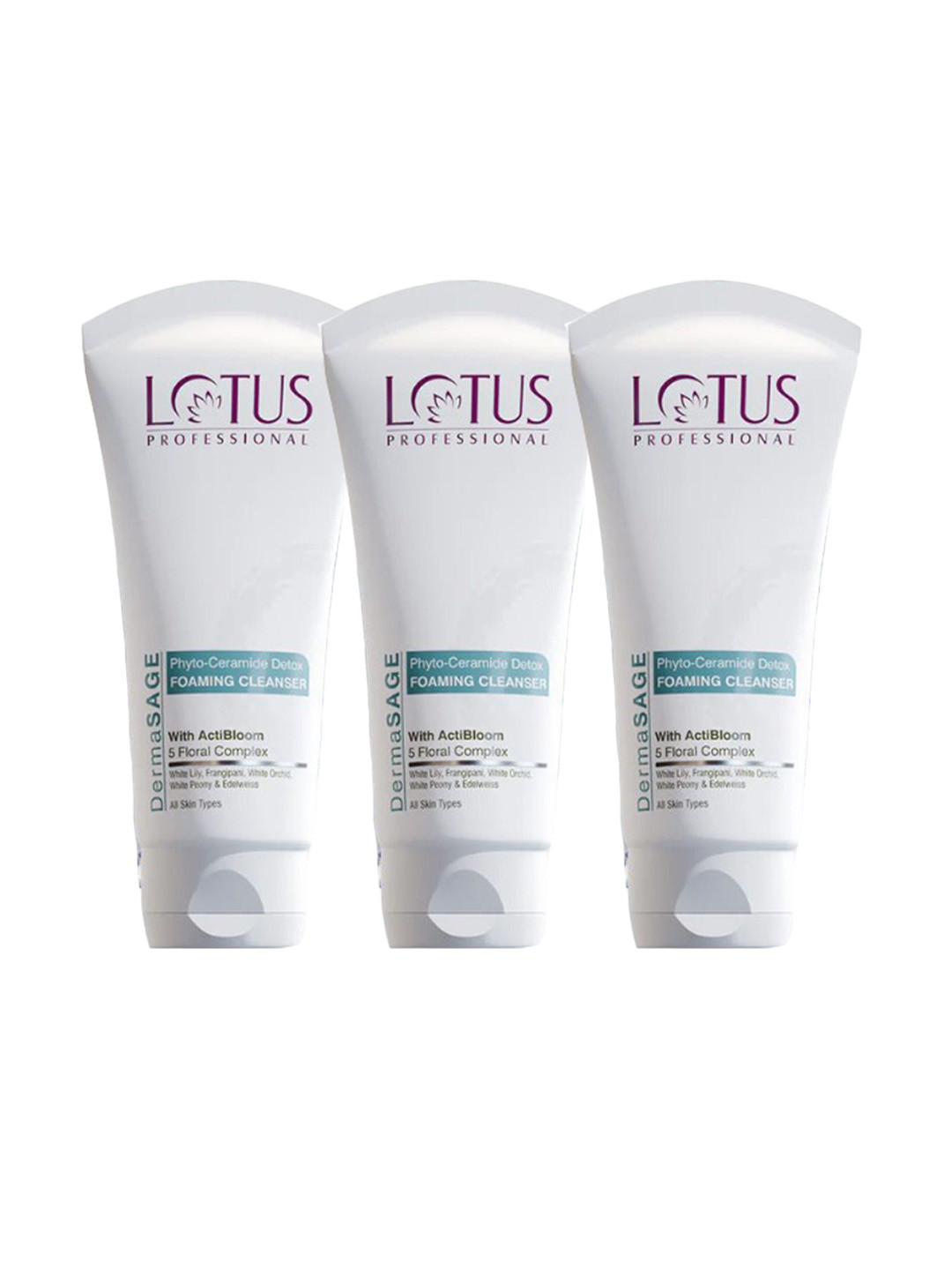 Buy Lotus Professional Set Of 3 Dermasage Phyto Ceramide Detox Foaming ...