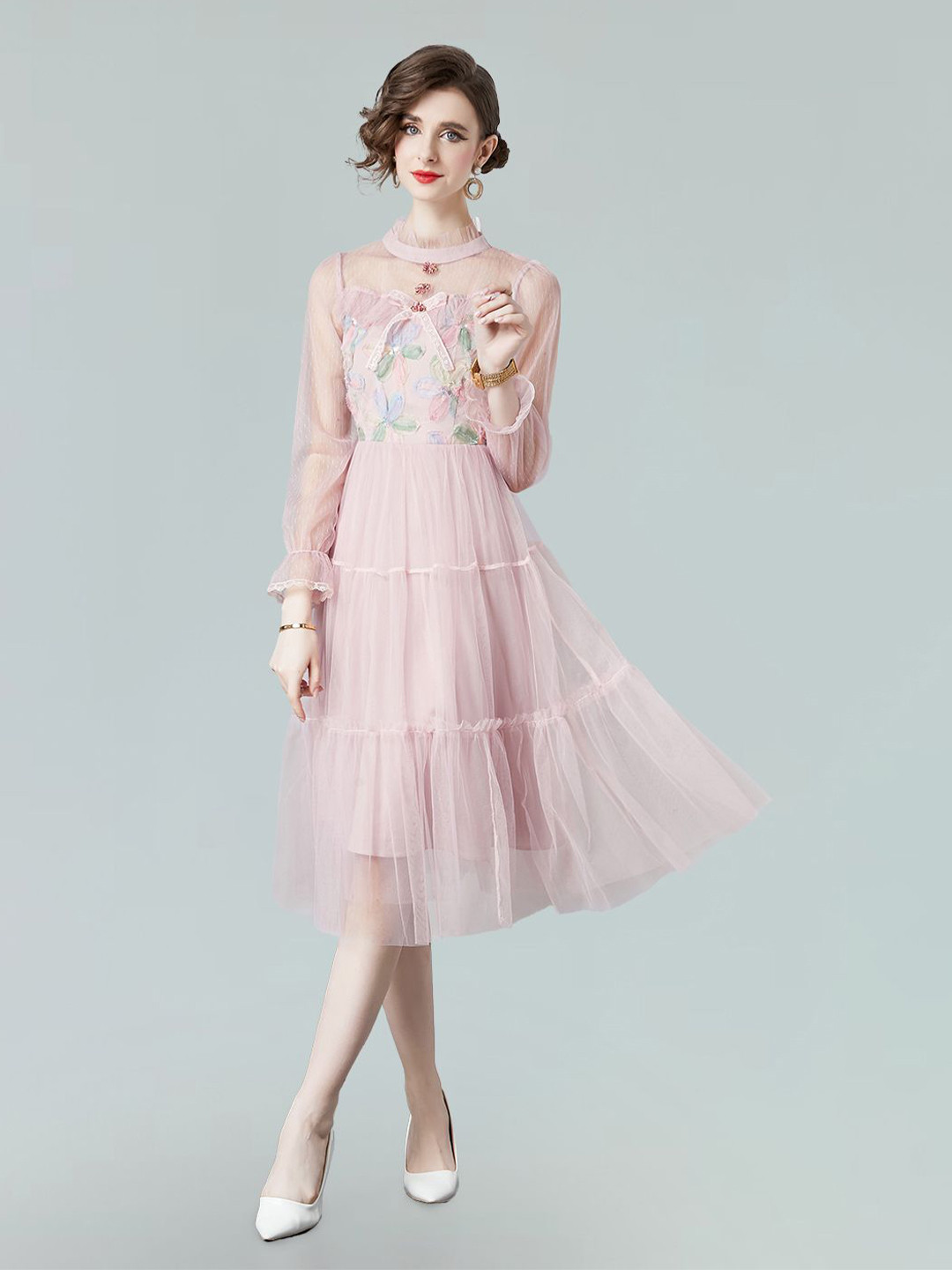 Buy JC Collection Fit & Flare Midi Dress - Dresses for Women 30463427 ...