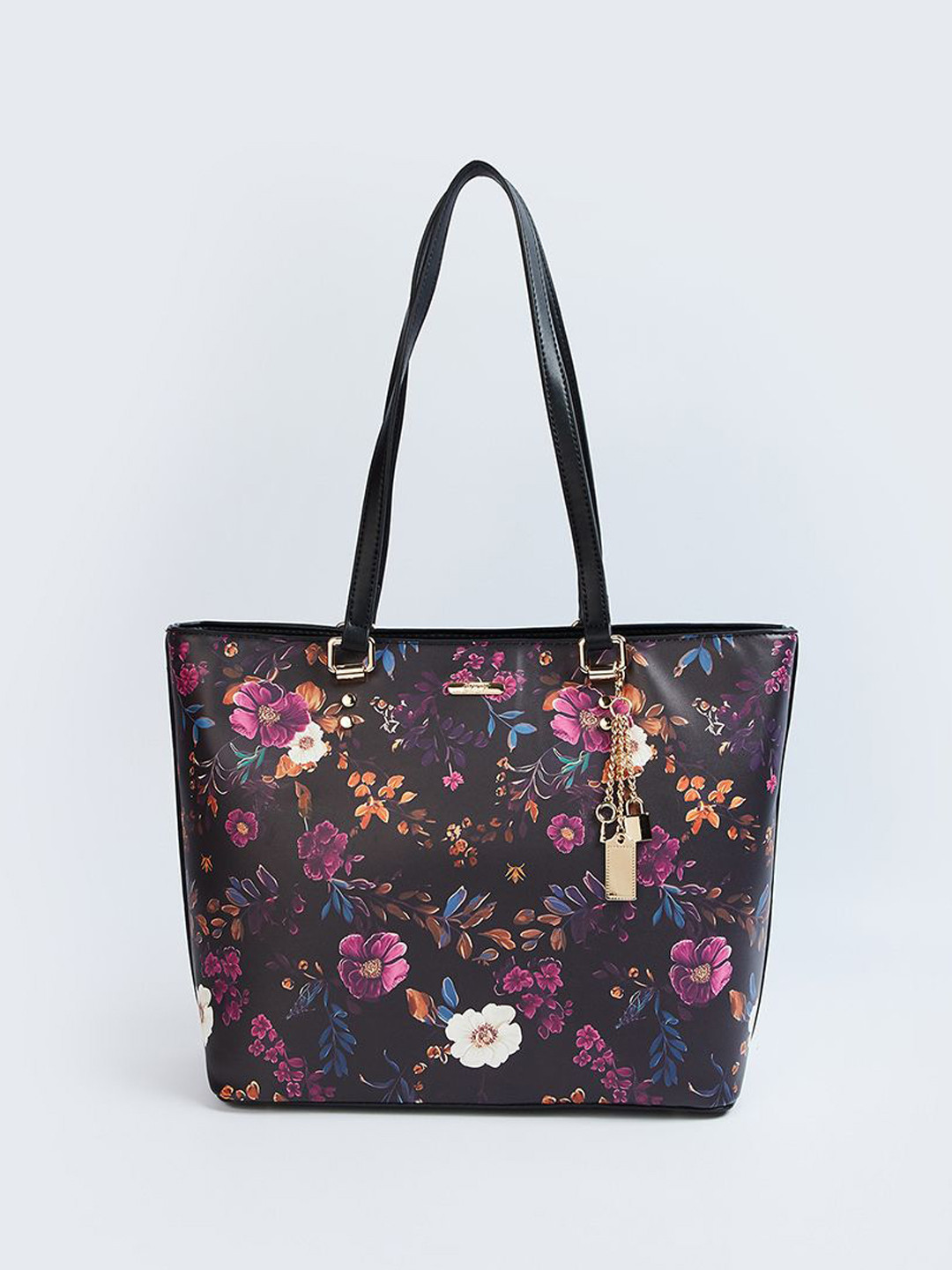 Buy Ginger By Lifestyle Floral Printed PU Structured Shoulder Bag ...