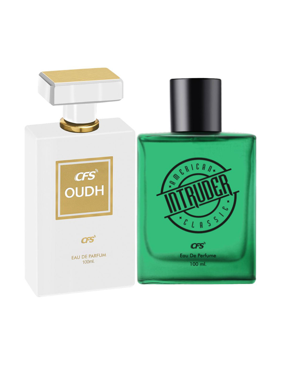 Buy CFS Set Of Intruder Perfume & Oudh Eau De Parfum 100 Ml Each ...