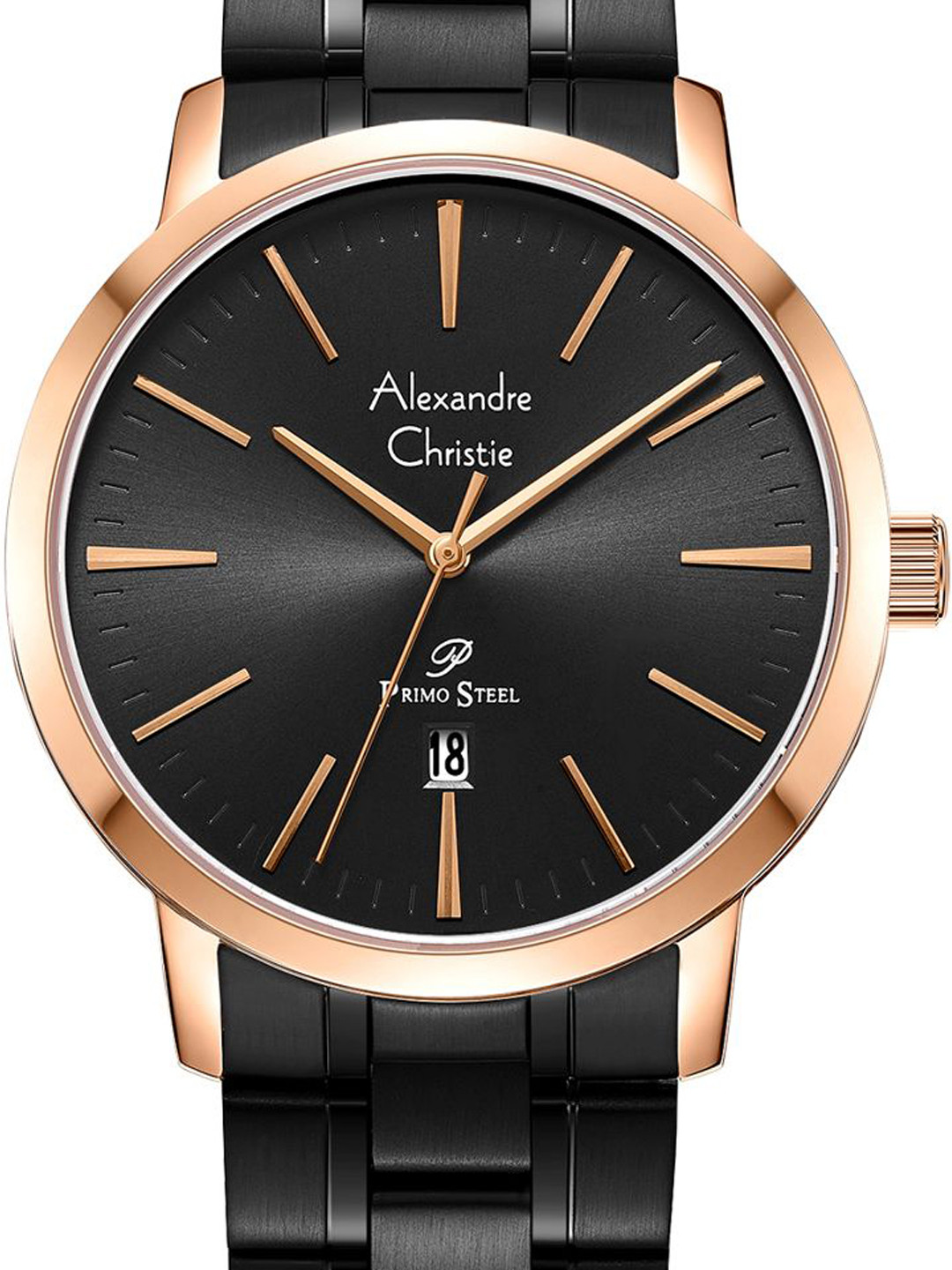 Buy Alexandre Christie Men Dial & Stainless Steel Straps Analogue Watch ...