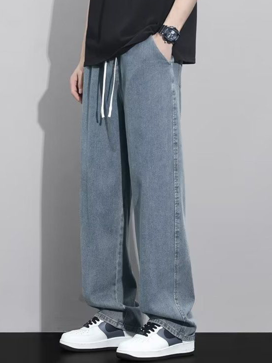 Buy StyleCast Men Solid Straight Fit Stretchable Jeans - Jeans for Men ...