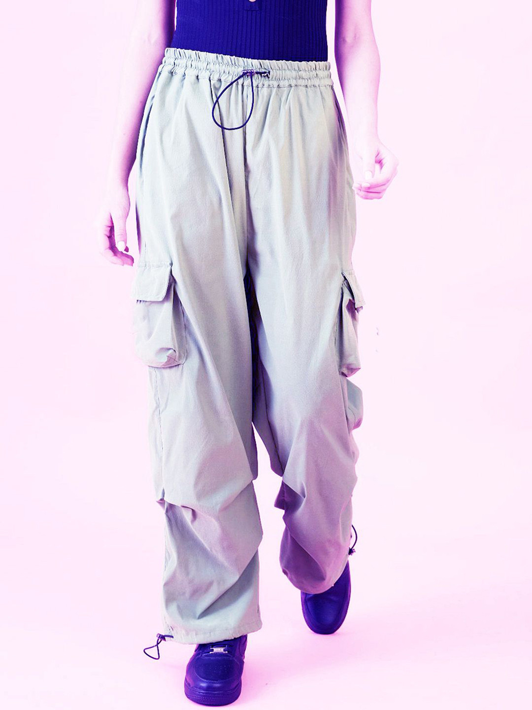 Buy BAESD Girls Comfort Loose Fit High Rise Trousers - Trousers for ...