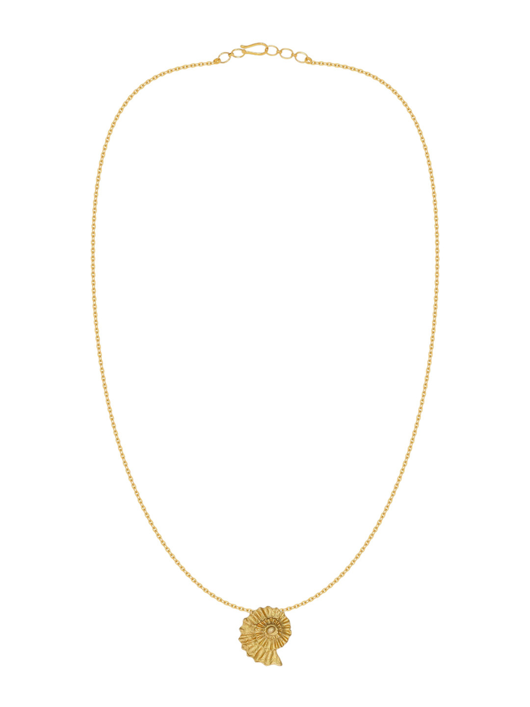 Buy BHIMA BIS HUID 22K Oceana Designed Shell Pendant Chain - Necklace ...