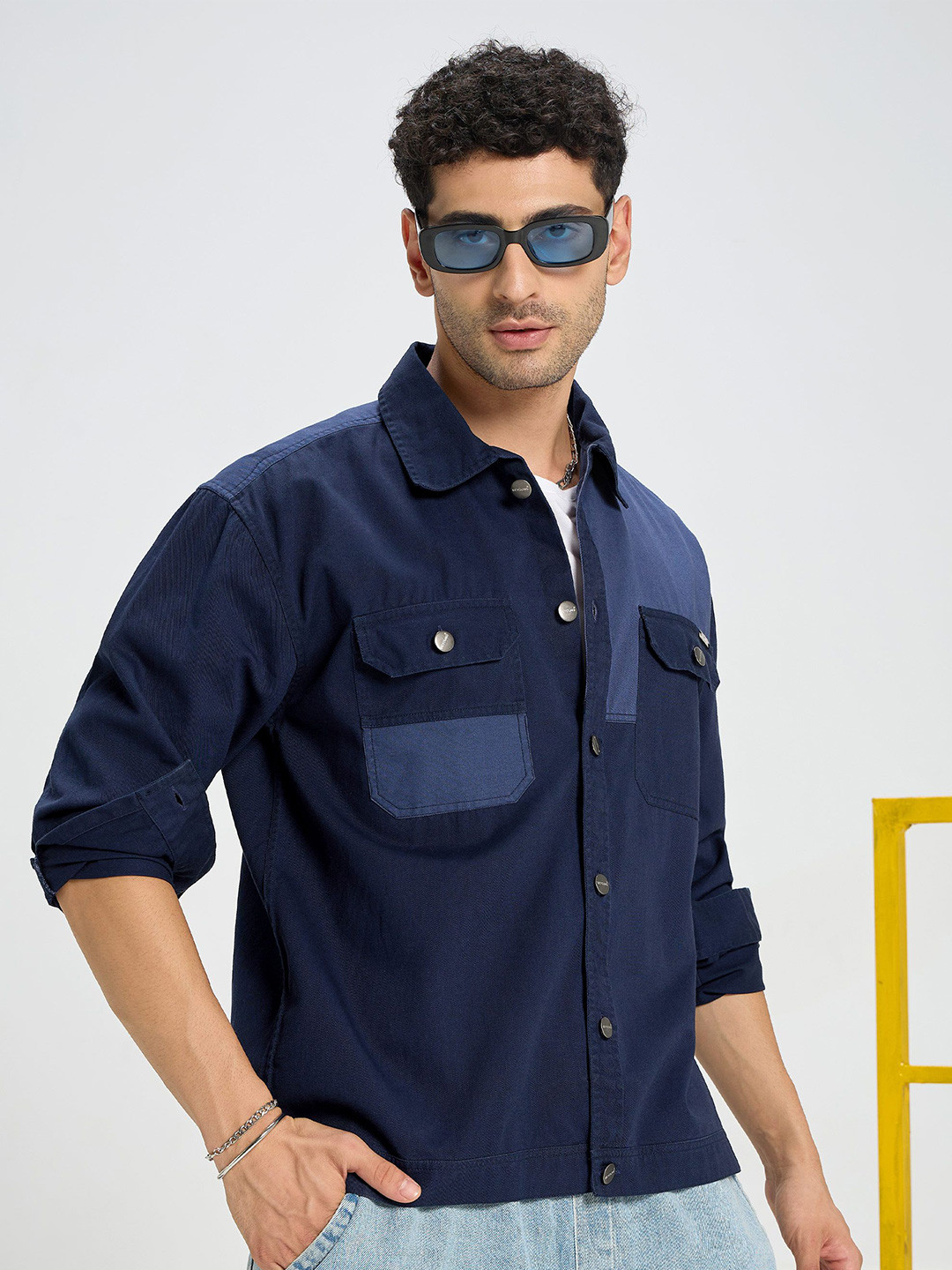 Buy Beyoung Denim Shacket - Shackets for Men 30508896 | Myntra