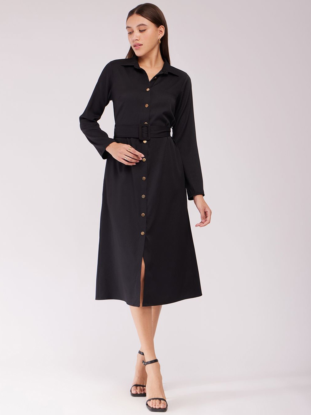 Buy Fablestreet Formal Shirt Midi Dress Dresses For Women 30513383 Myntra