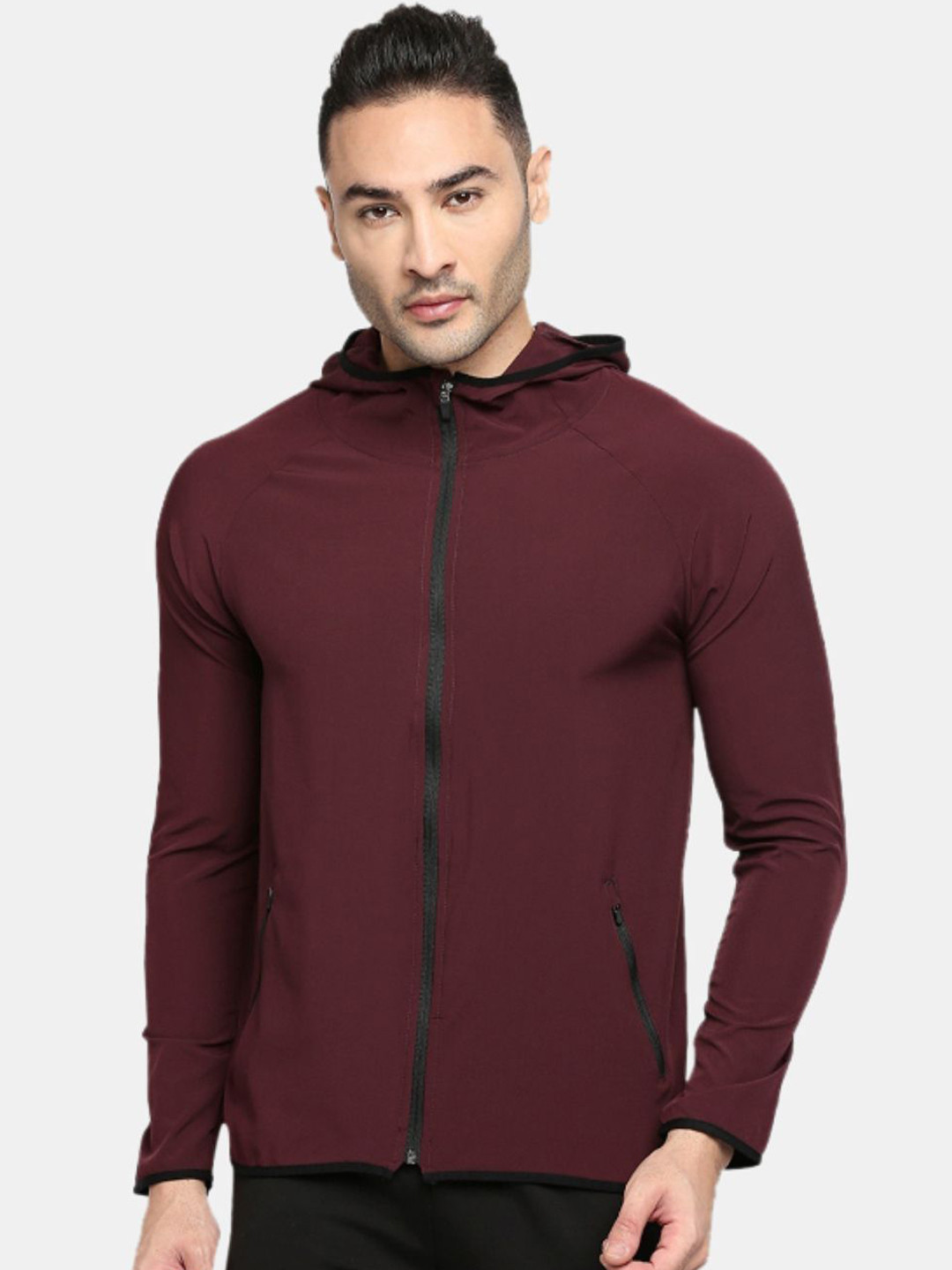 Buy Lovable Sport Men Striped Without Windcheater Sporty Jacket ...