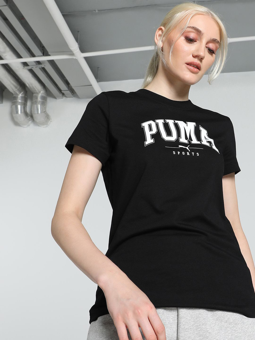 Buy Puma Squad Graphic Tshirt - Tshirts for Women 30491109 | Myntra