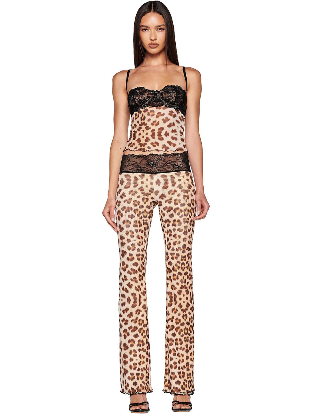 Buy LULU & SKY Women Animal Printed Shoulder Straps Top - Tops for ...