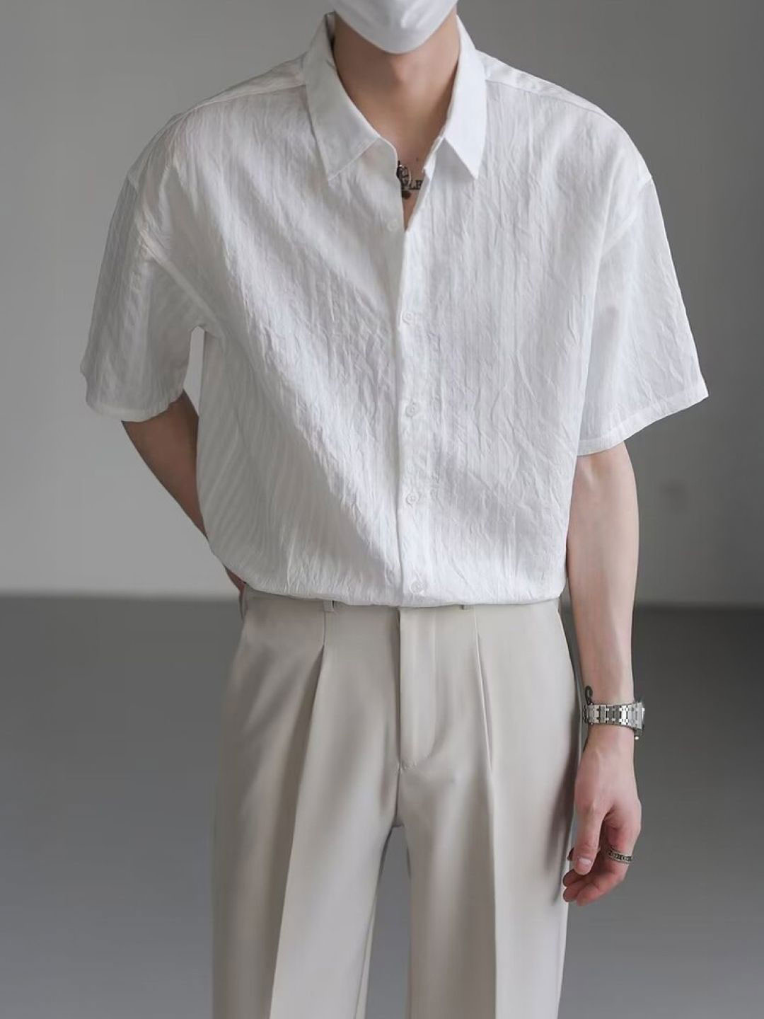 Buy HERE&NOW Men Original Textured Casual Shirt - Shirts for Men ...