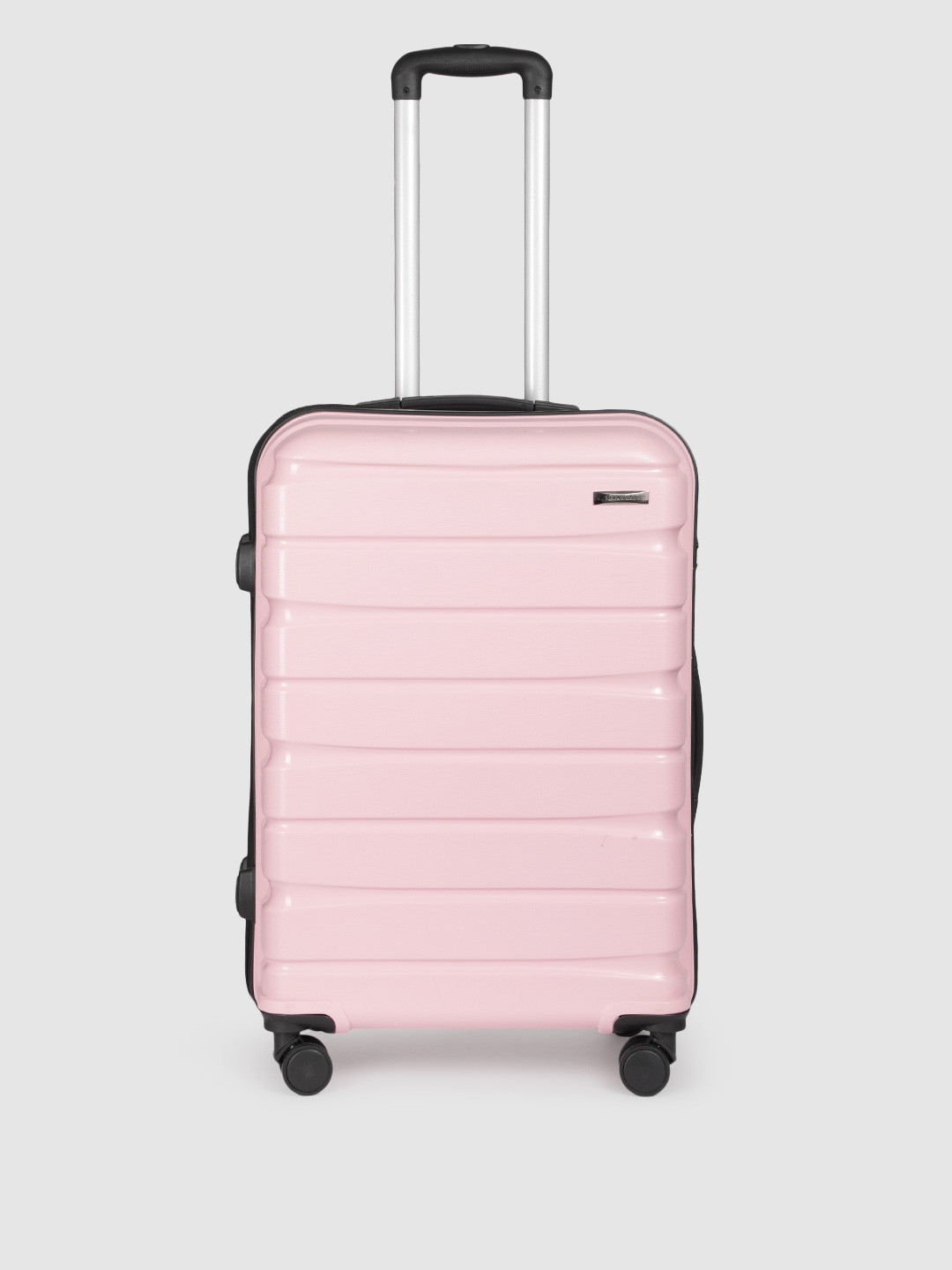 Buy Teakwood Leathers India 360 Degree Rotation Hard Sided Medium Size ...