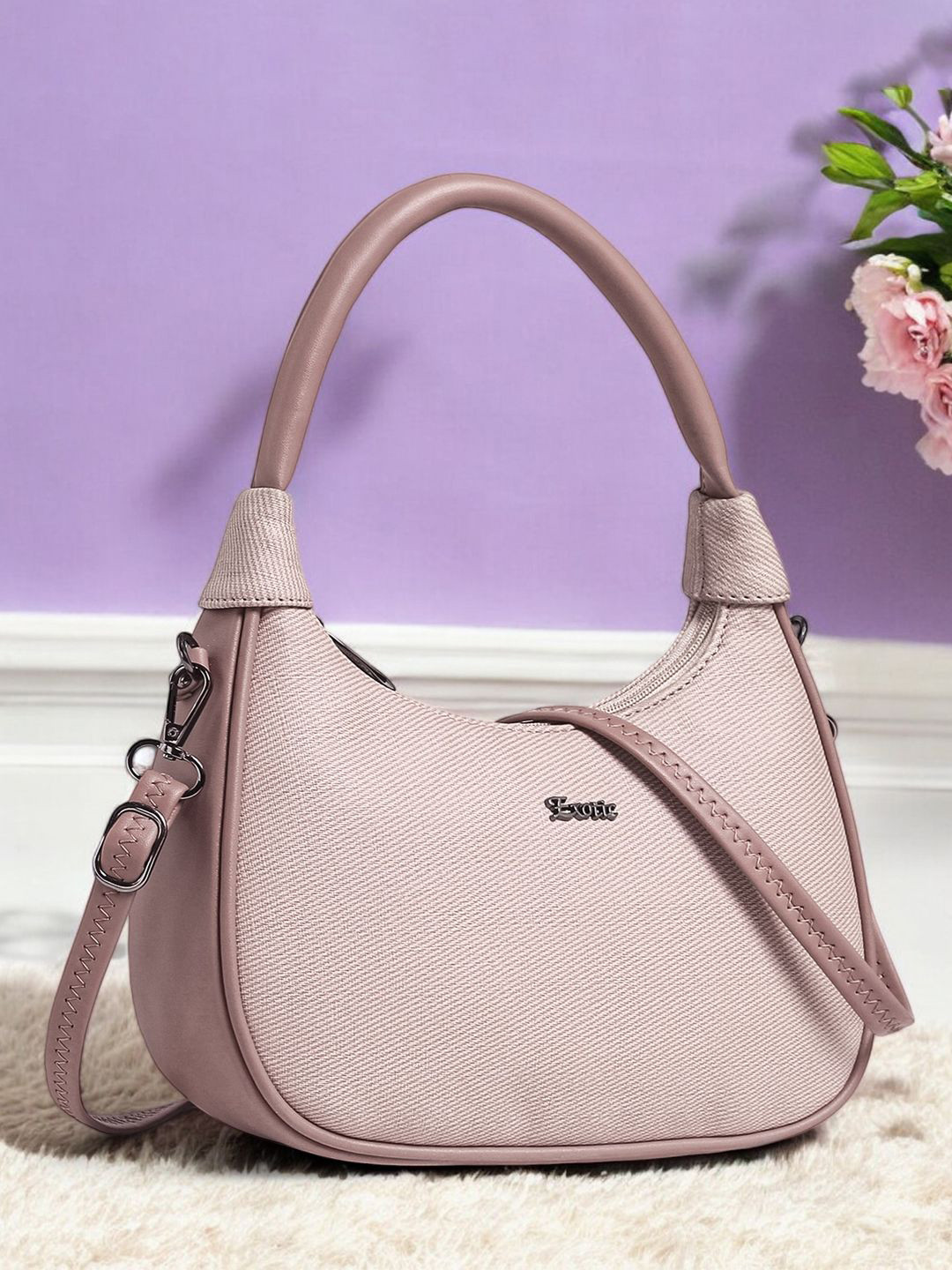 Buy Exotic Textured Swagger Hobo Bag - Handbags for Women 31942239 | Myntra