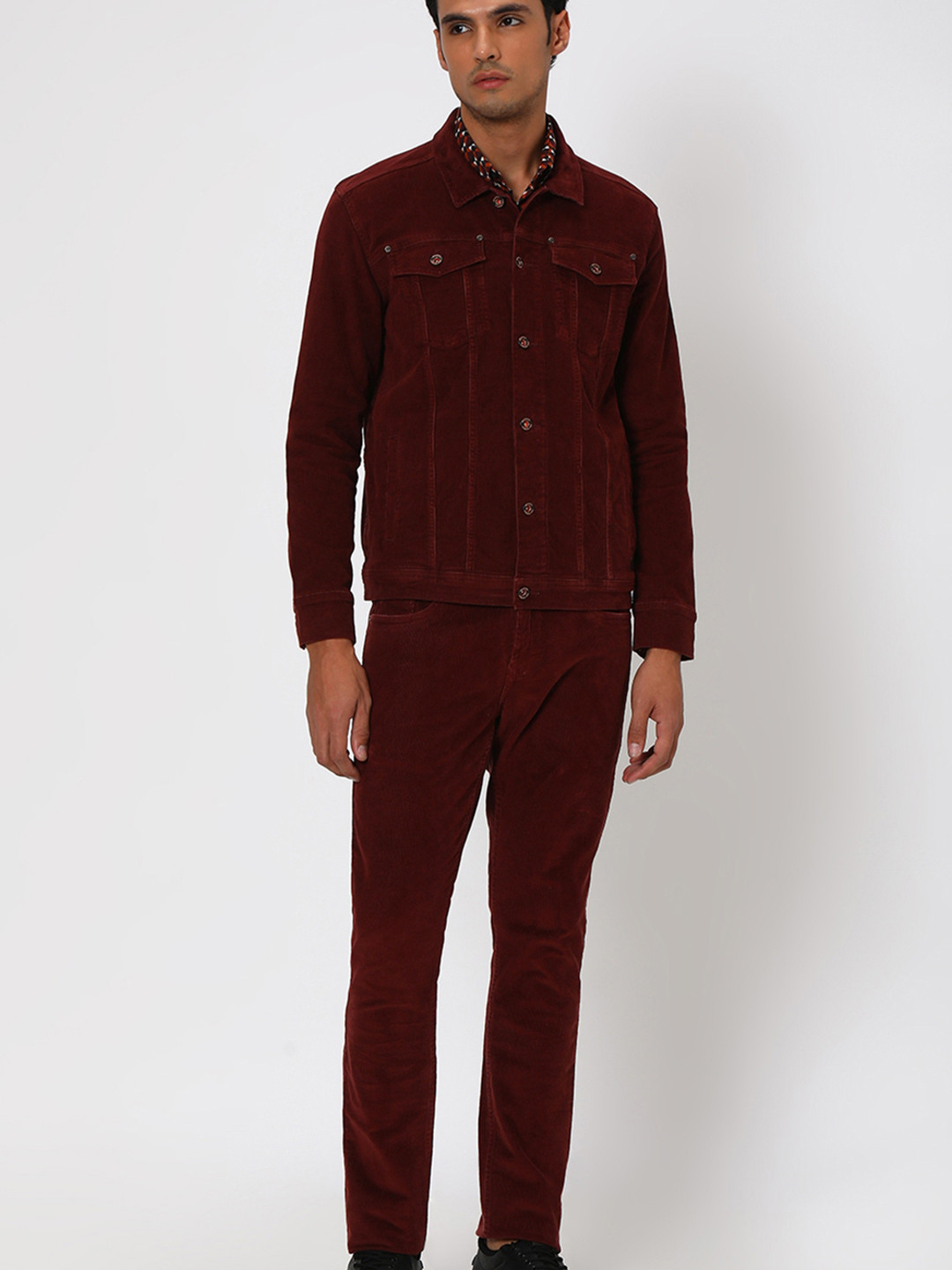 Buy Mufti Spread Collar Cotton Denim Jacket - Jackets for Men 26146776 ...