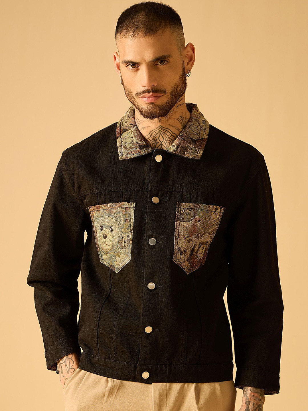 Buy AKS Men Open Front Jacket - Jackets for Men 31813951 | Myntra