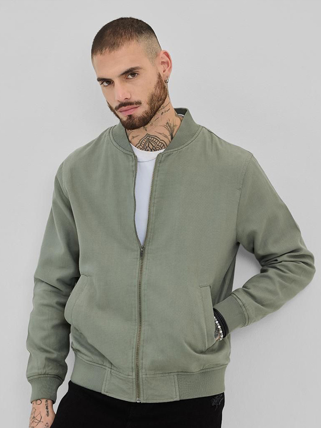 Buy Snitch Men Bomber Jacket - Jackets for Men 31808061 | Myntra