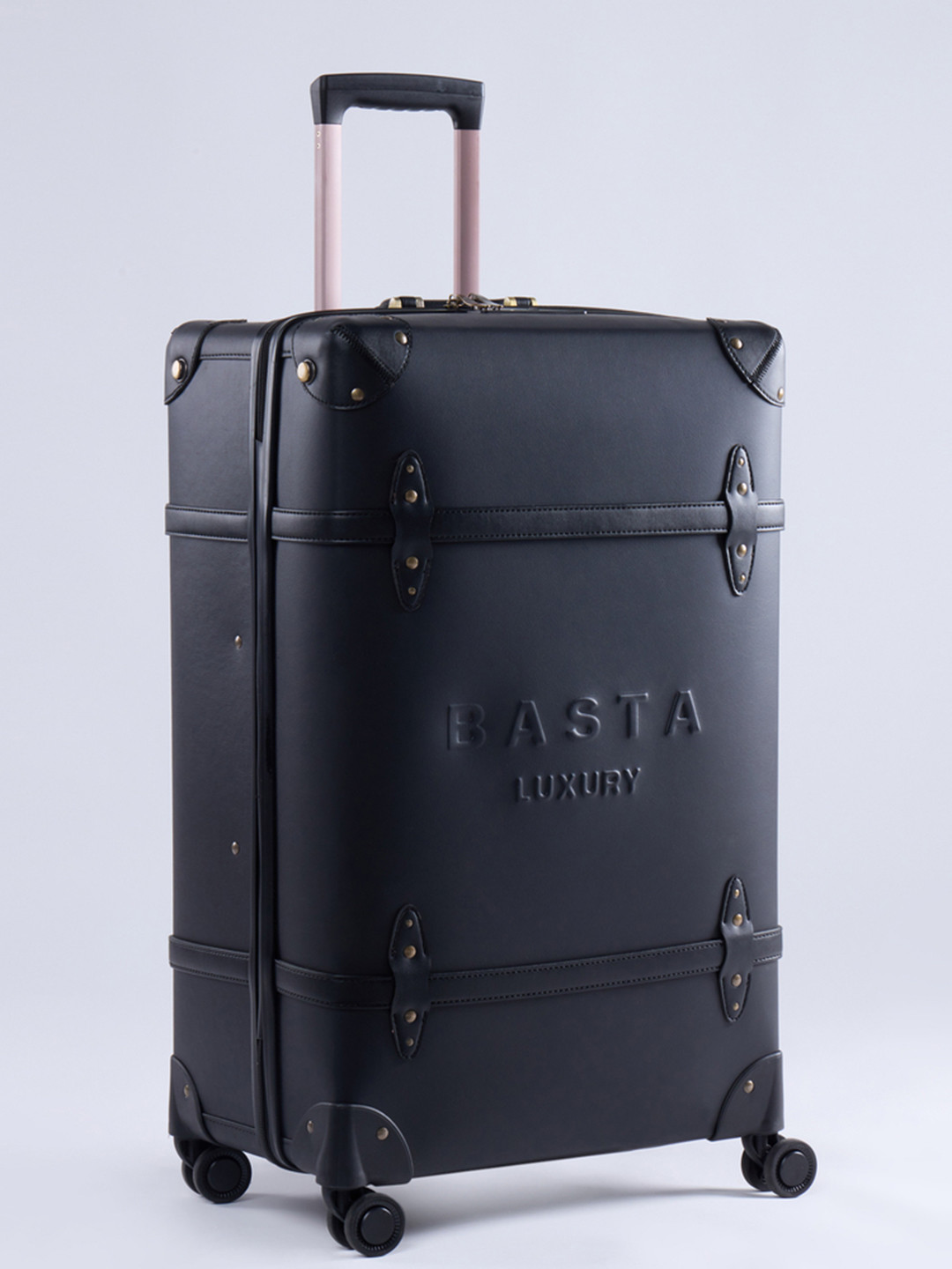 Buy BASTA LUXURY Textured Large Hard Sided Trolley Bag - Trolley Bag ...