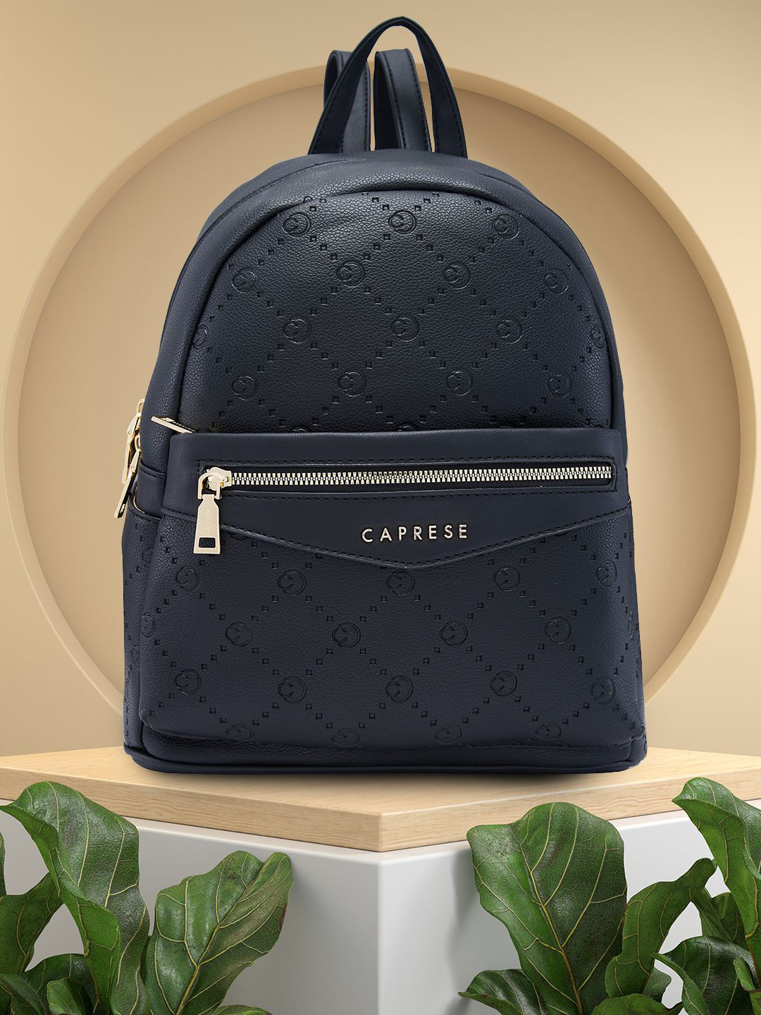 Buy Caprese Women Brand Logo Ergonomic Backpack - Backpacks for Women ...