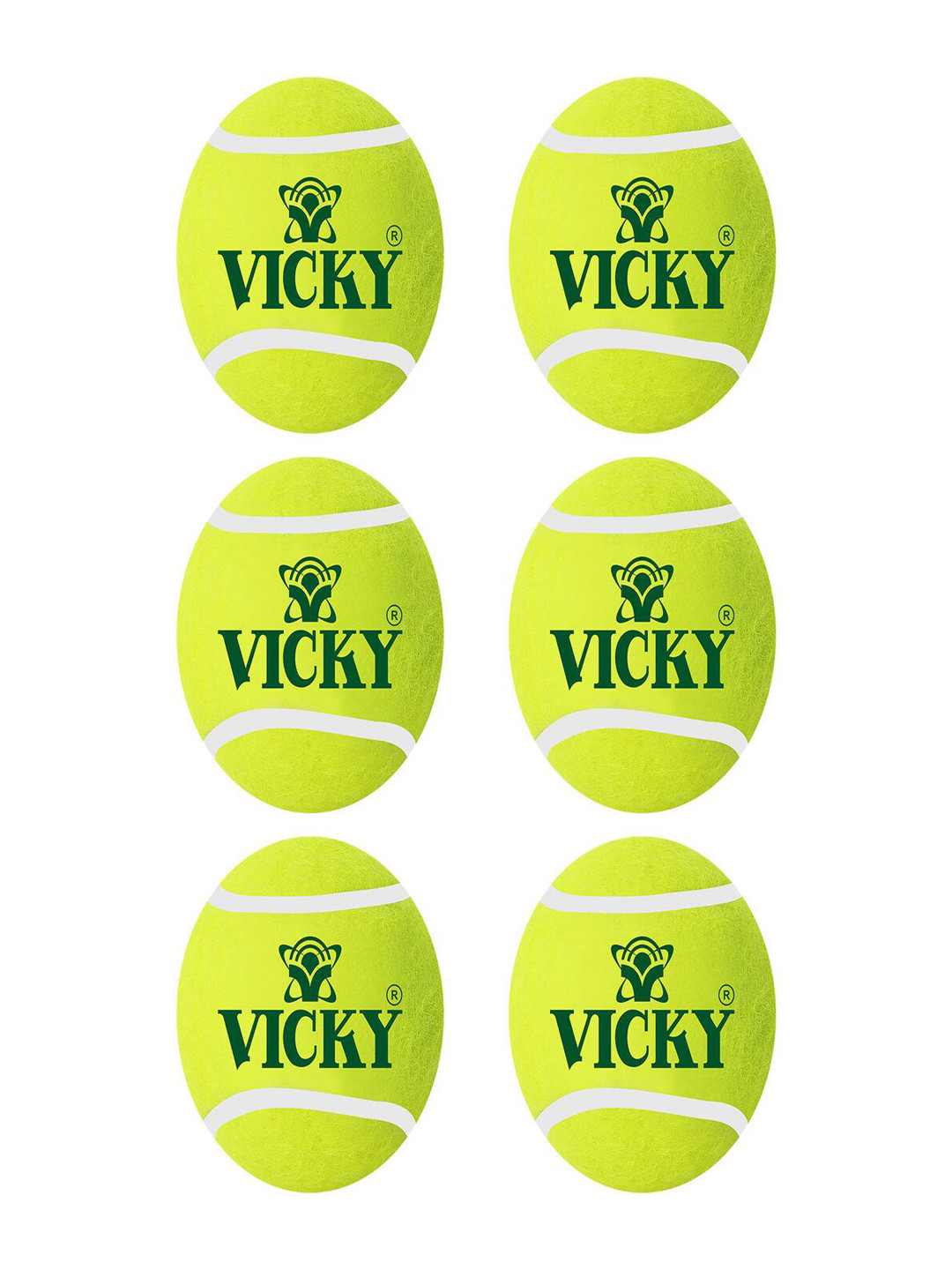 Buy Vicky Sports Set Of 6 Premium Light Cricket Ball - Sports Balls for ...